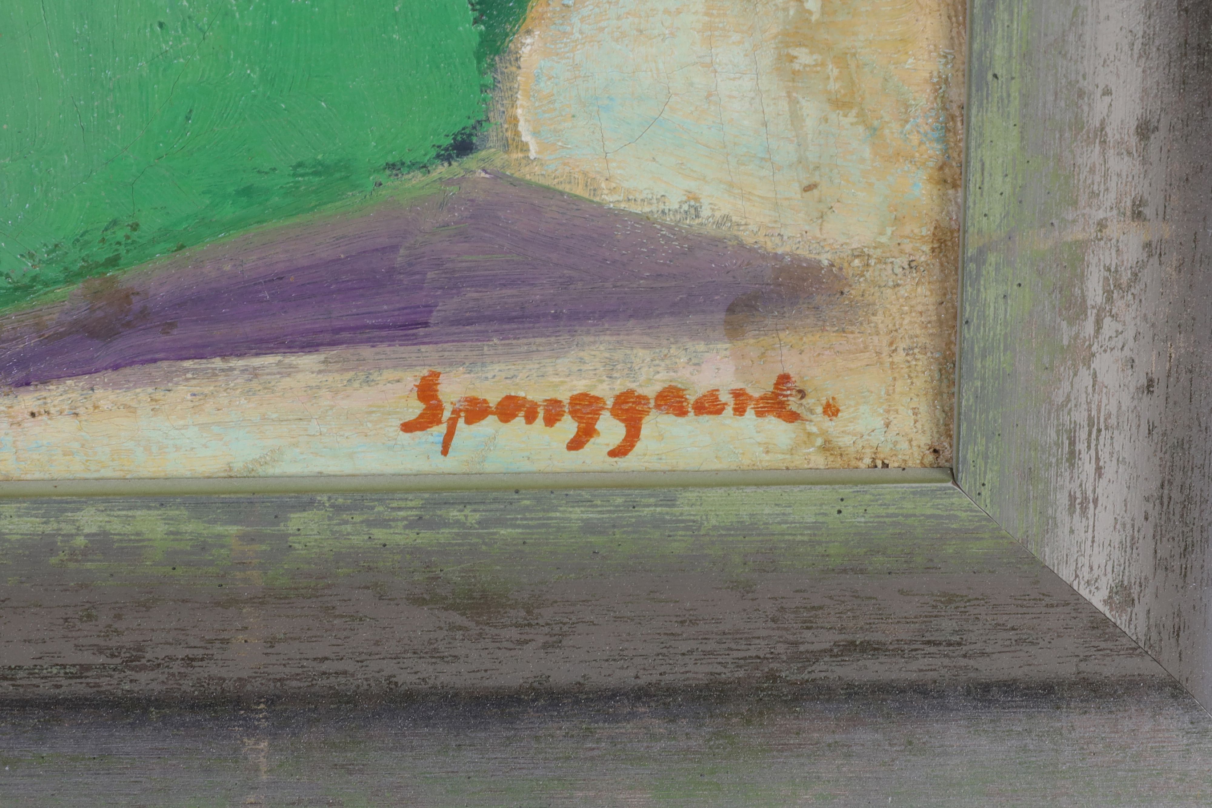 Lot 71 - SPANGGAARD (20th CENTURY) Still life of