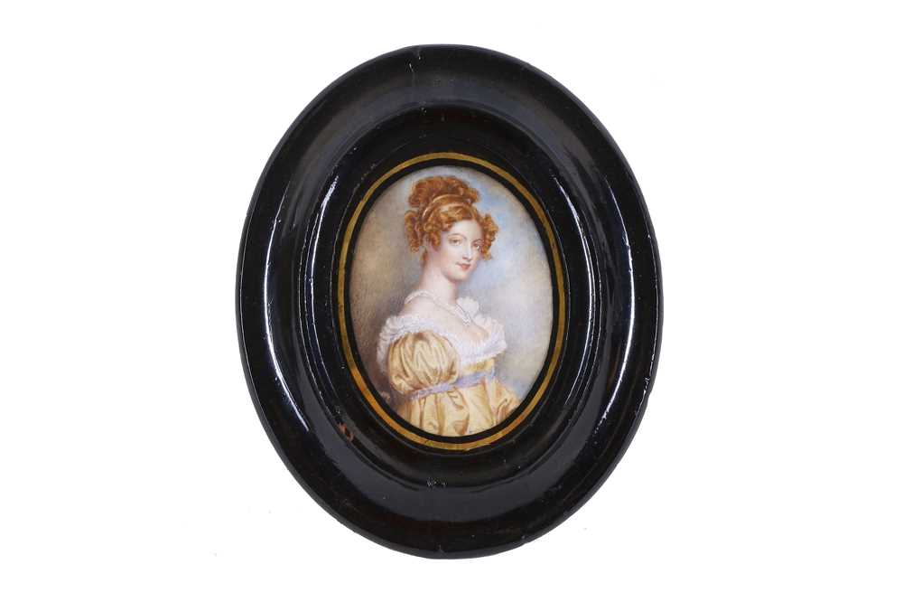 Lot 285 - A COLLECTION OF NINE PORTRAIT MINIATURES