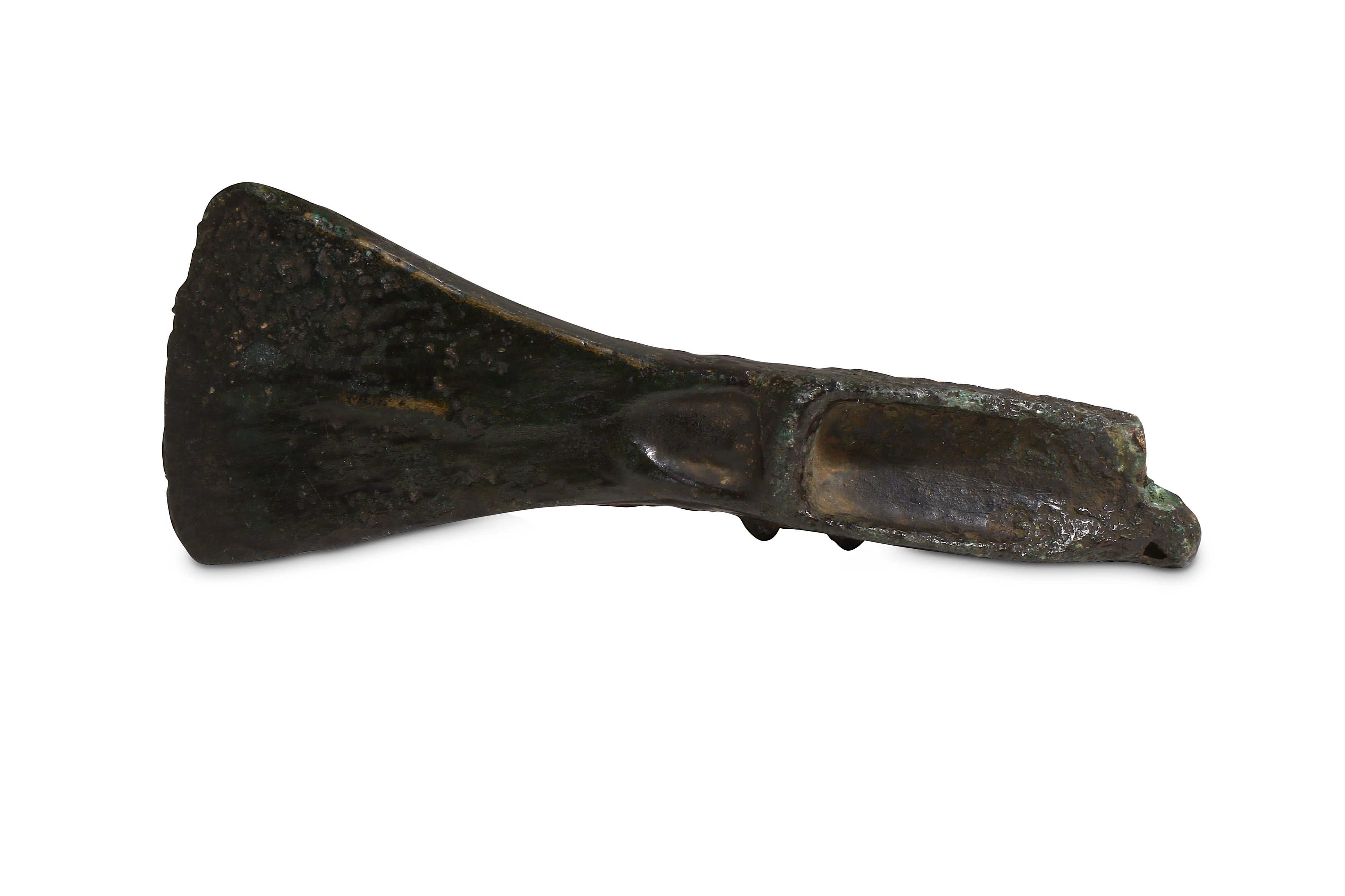 Lot 96 - A BRONZE SOCKETED AXE HEAD Circa first half