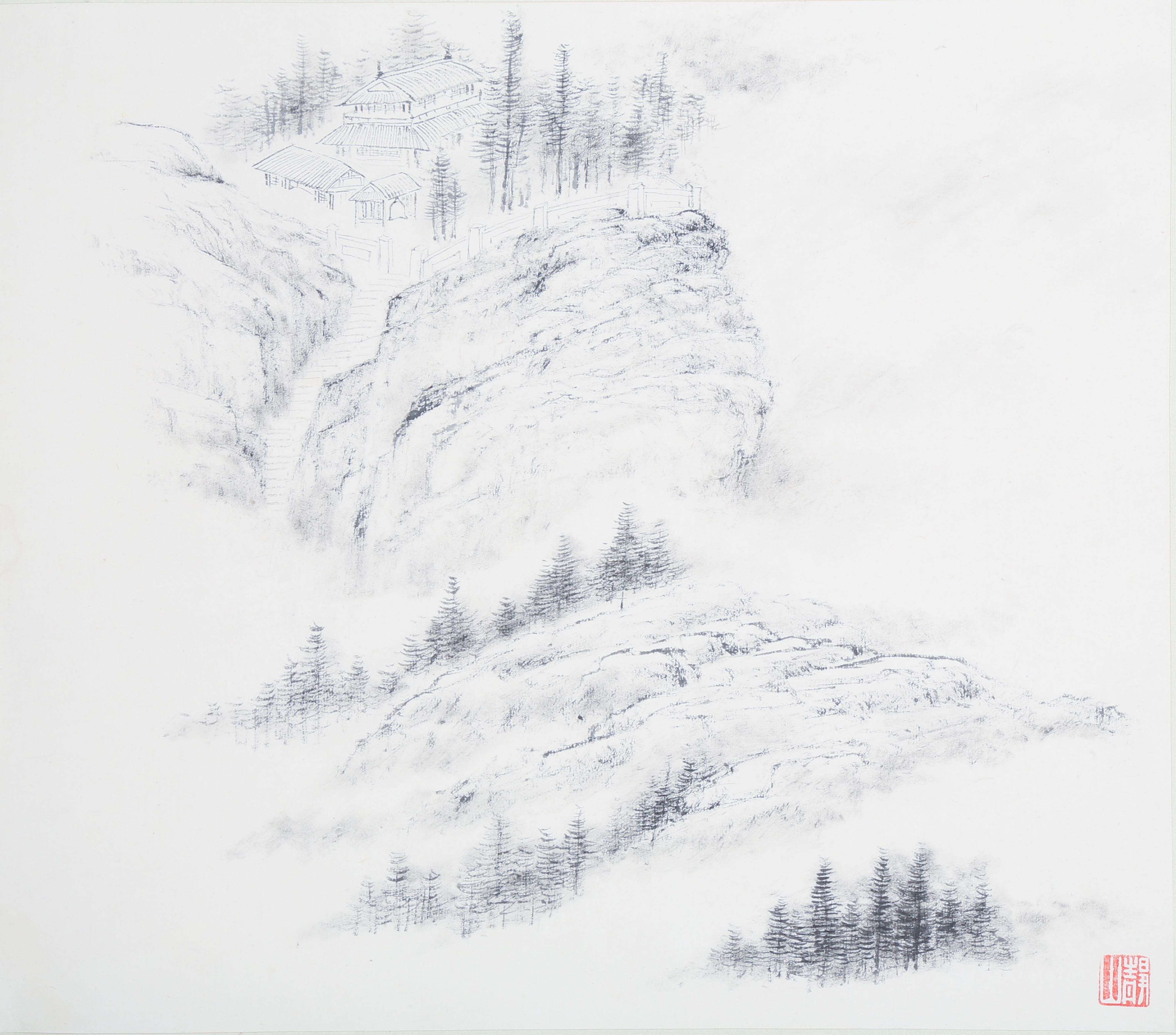 Lot 14 - LANG JINGSHAN (Long Chin-san, 1892 – 1995).