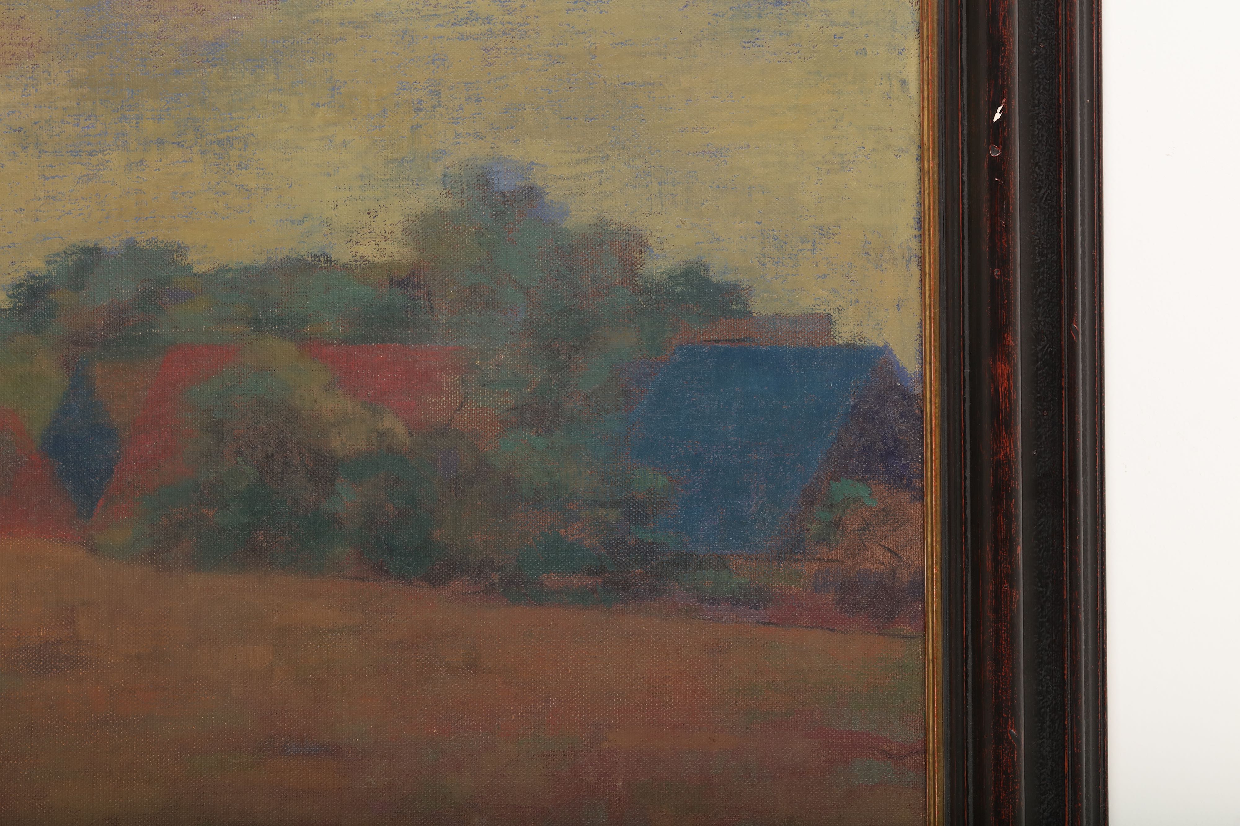 Lot 252 - PETER HÄRING (GERMAN 1953-2011) Barns in a