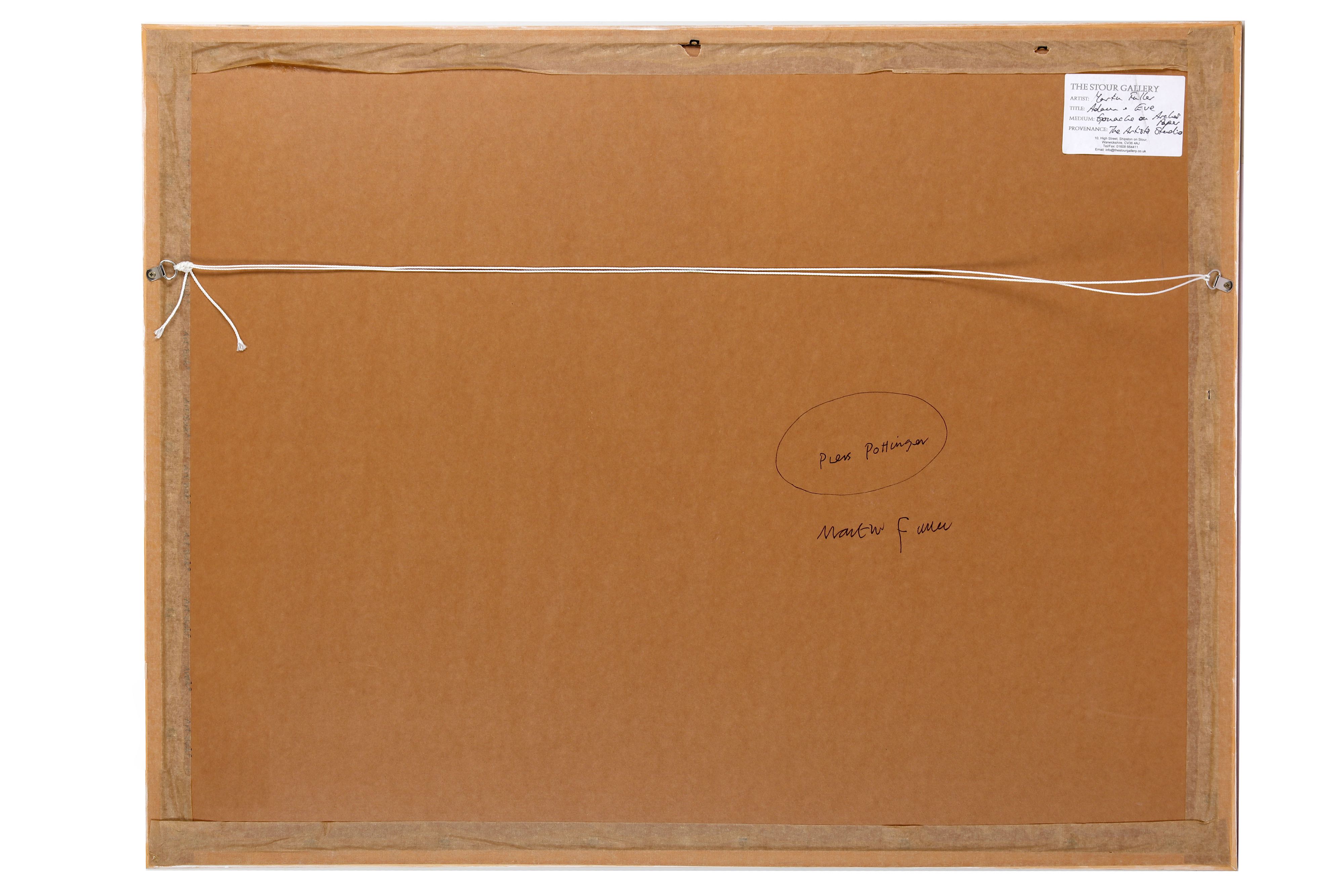 Lot 94 - MARTIN FULLER (1943) Adam and Eve Signed and