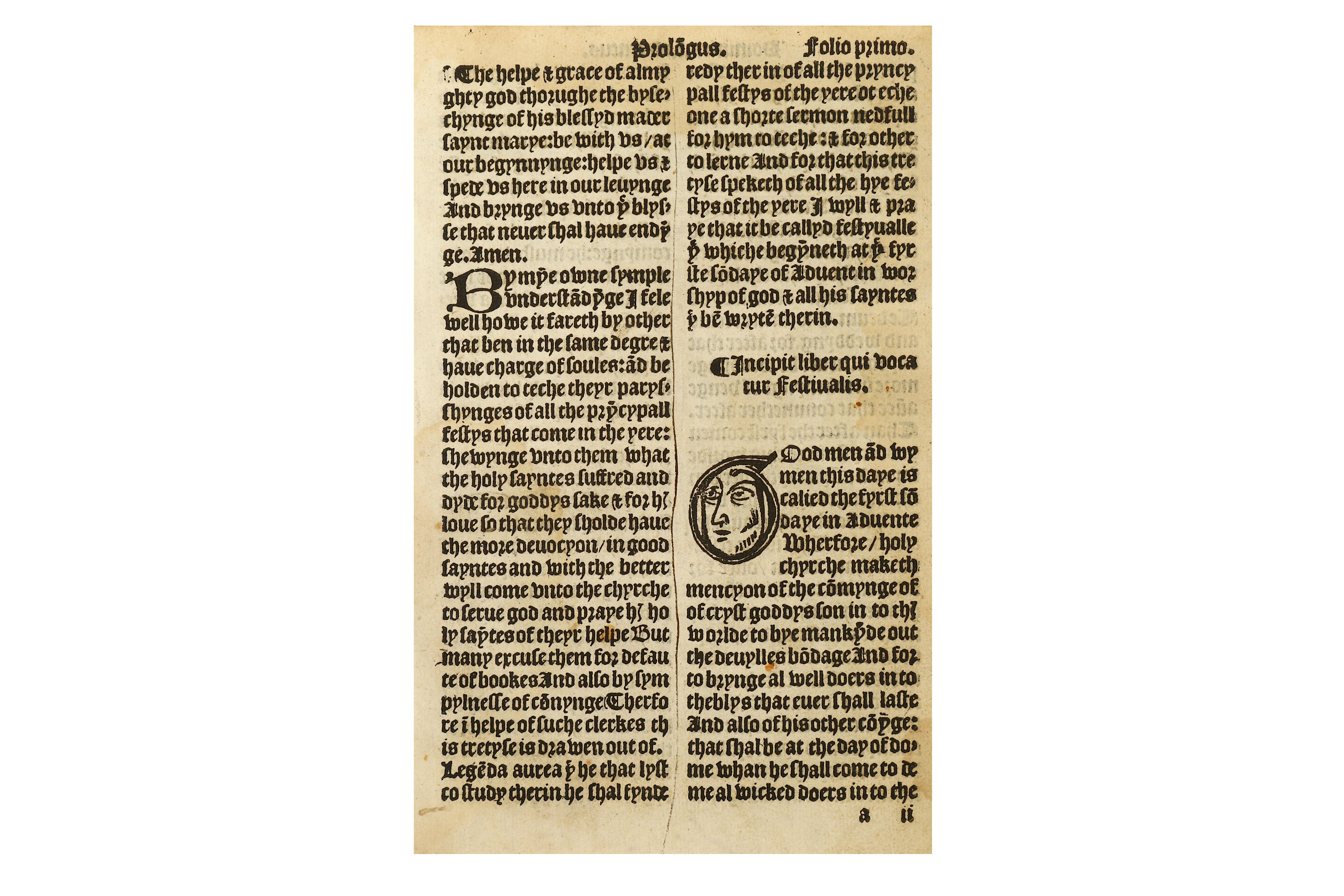 Lot 101 - [Mirk (John)].- Liber festivalis et Quatuor