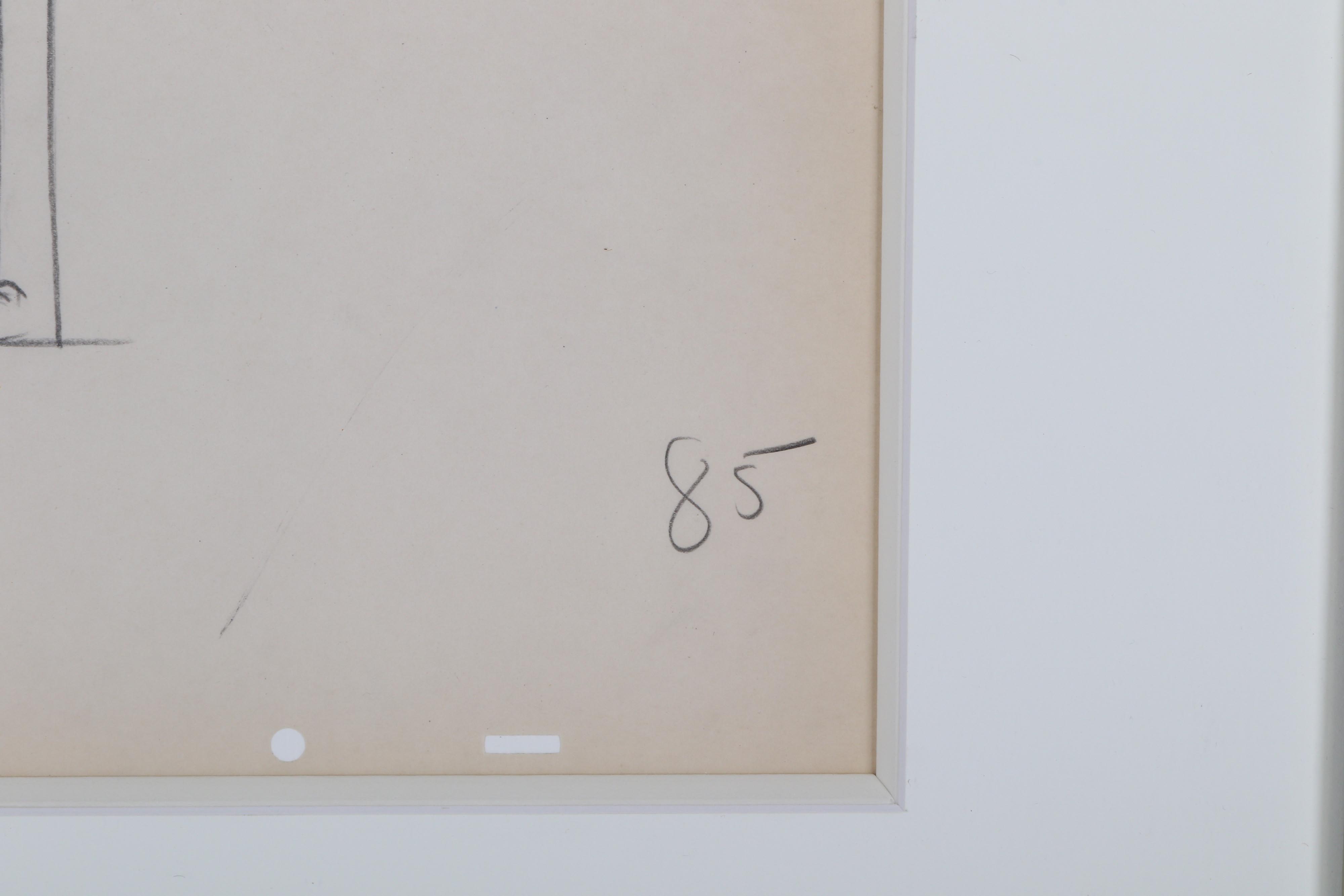 Lot 553 - Disney Studio's Pluto original pencil