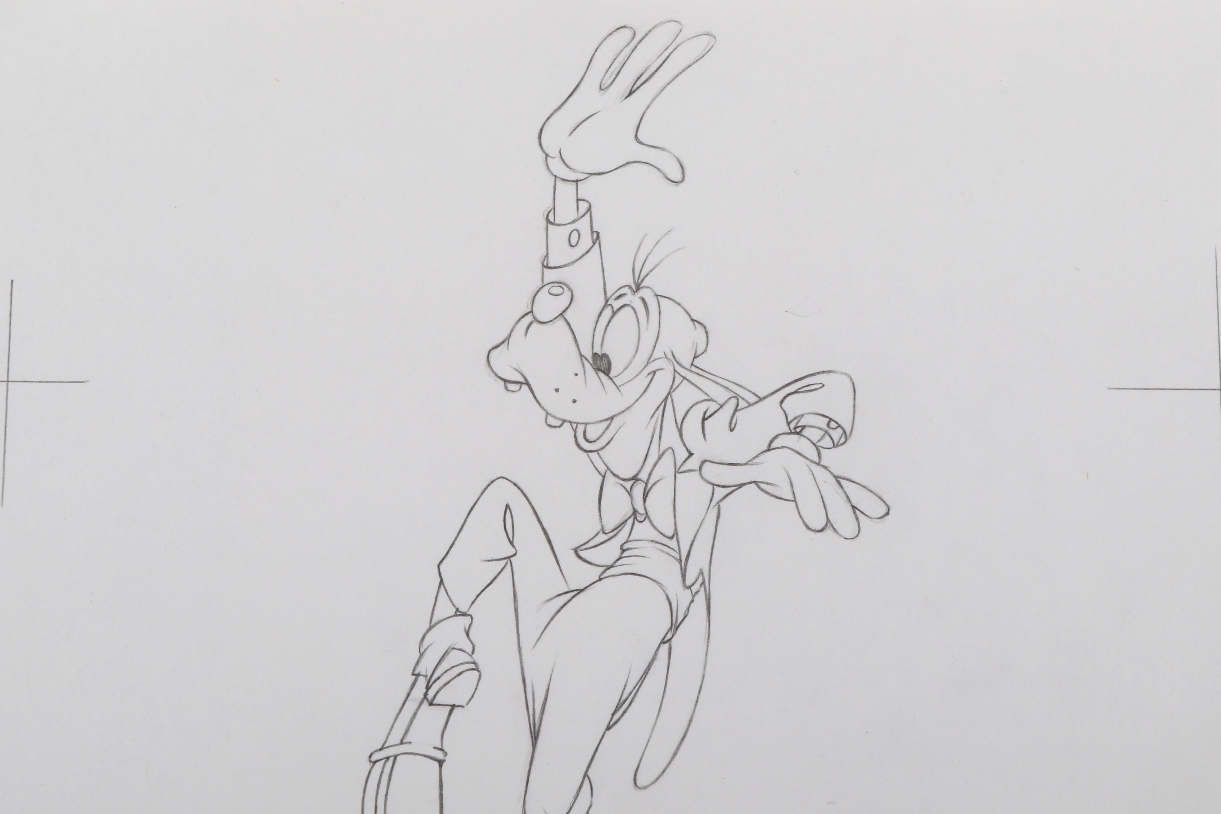Lot 555 - Disney Studios. Goofy Dancing 2 original