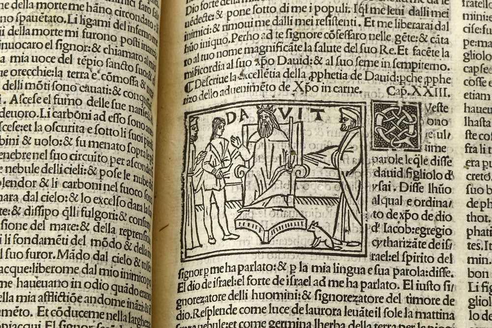 Lot 10 - Bible, Italian.- Malermi Bible Byblia in