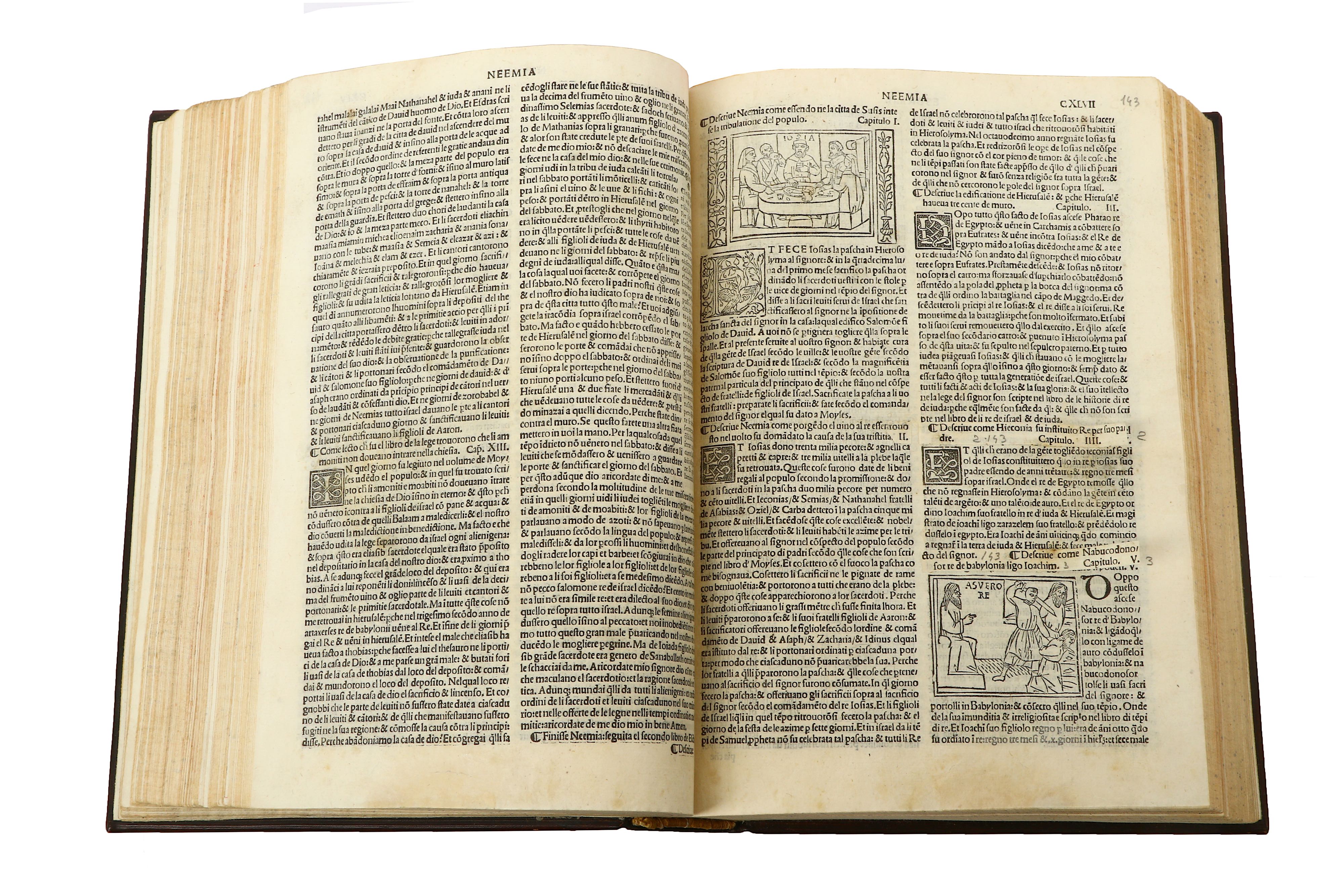 Lot 10 - Bible, Italian.- Malermi Bible Byblia in