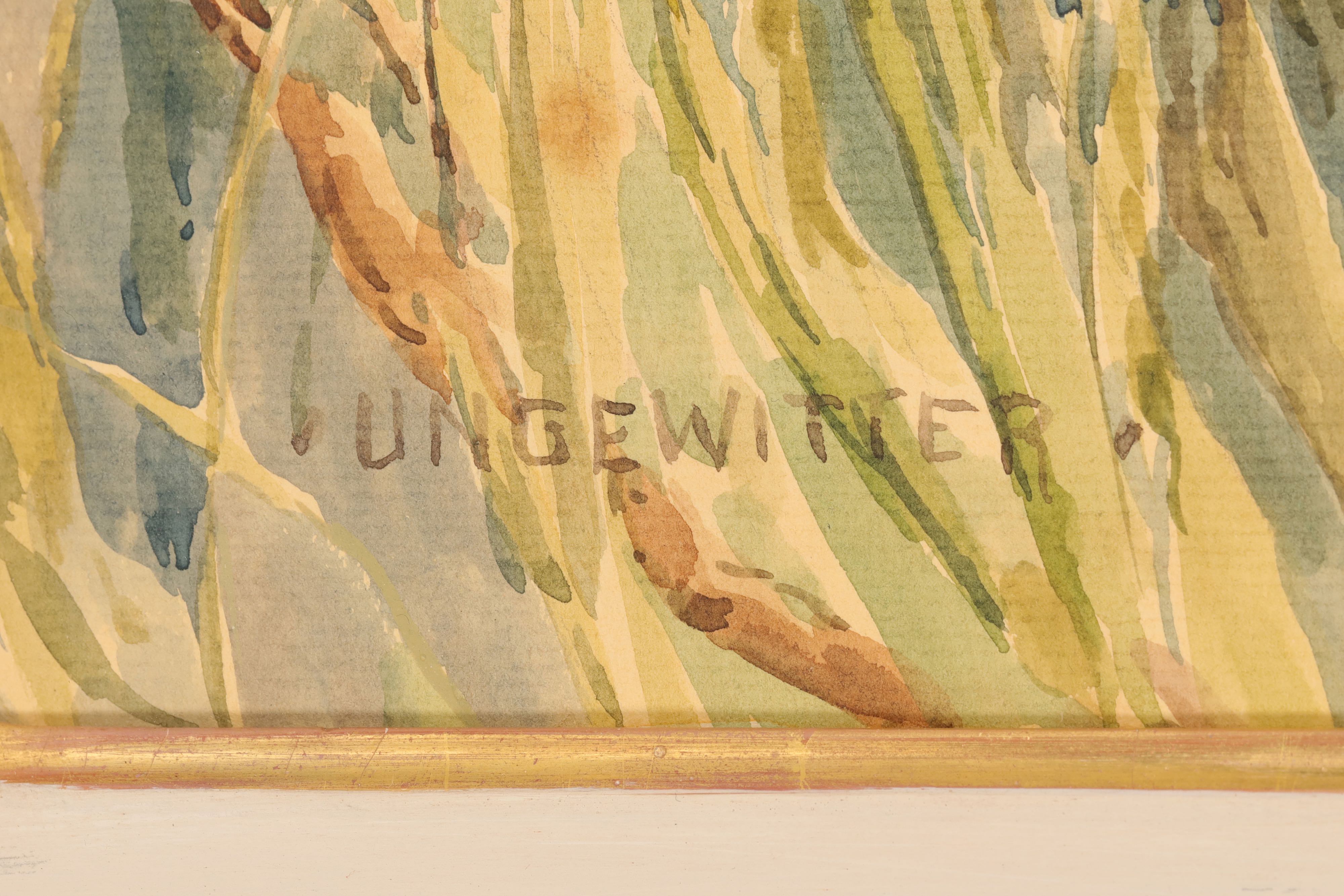 Lot 170 - HUGO UNGEWITTER (GERMAN 1869-1944) Tiger on