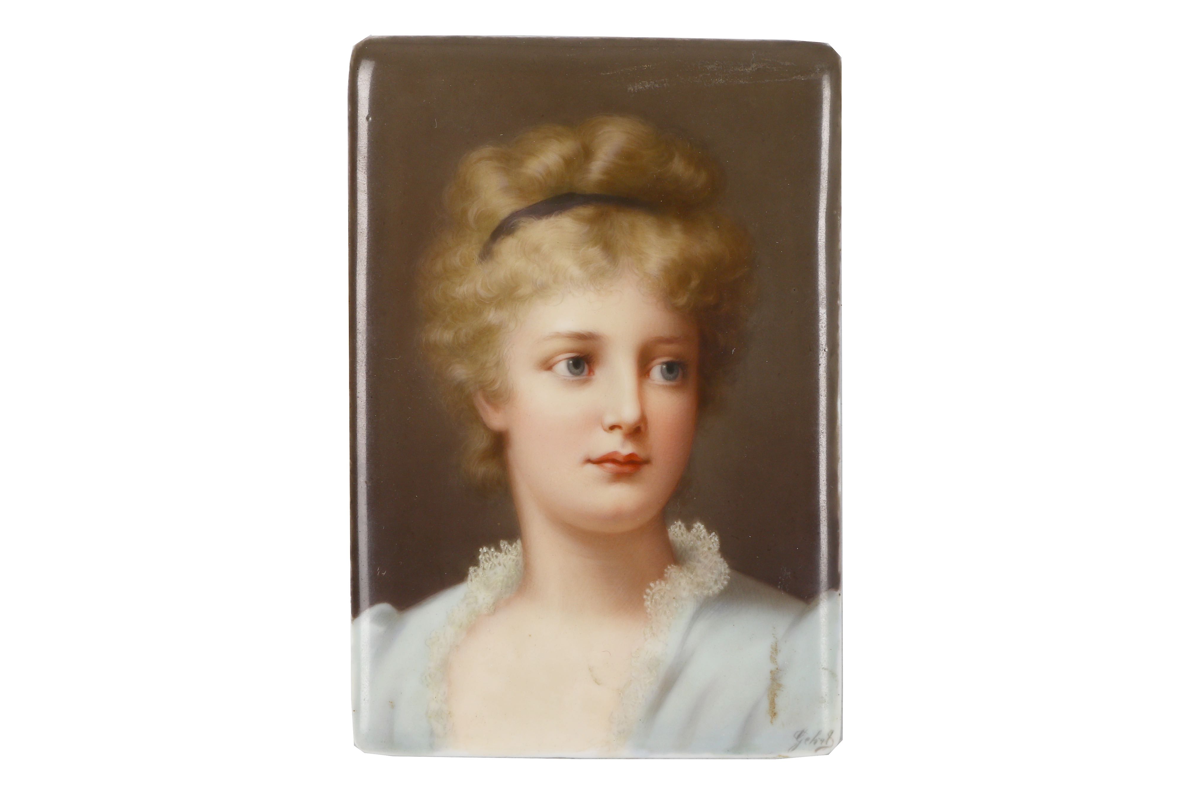 Lot 23 - A 19th Century German finely painted portrait