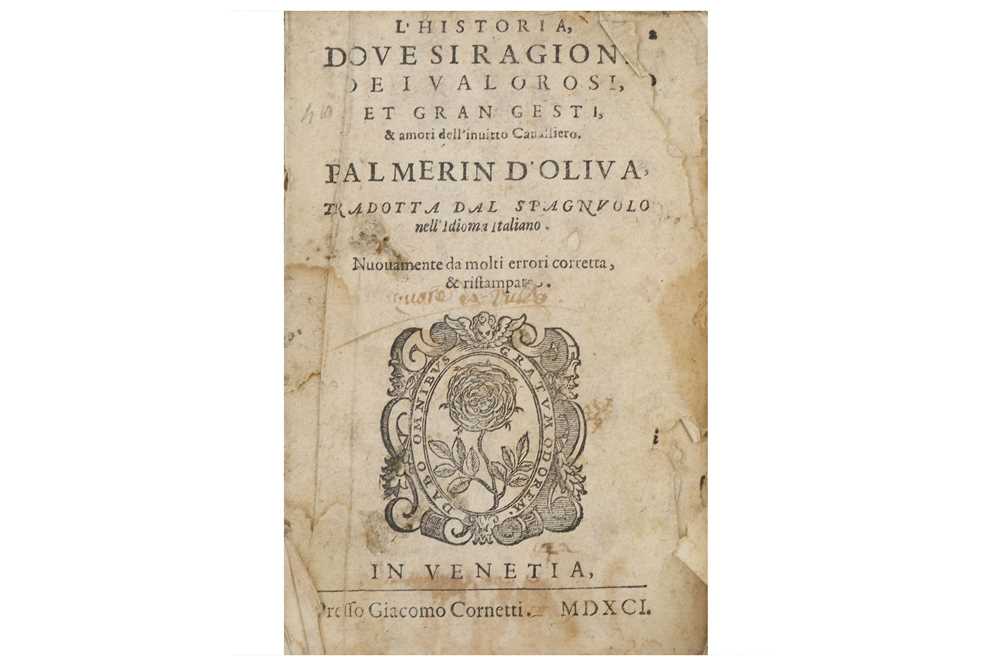 Lot 70 - Palmerin de Oliva.- L’Historia dove si
