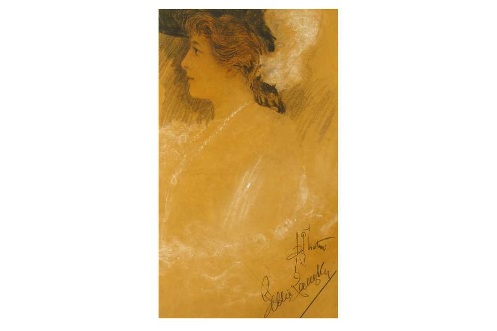 Lot 22 - Mathews (Richard) & Lillie Langtry Portrait