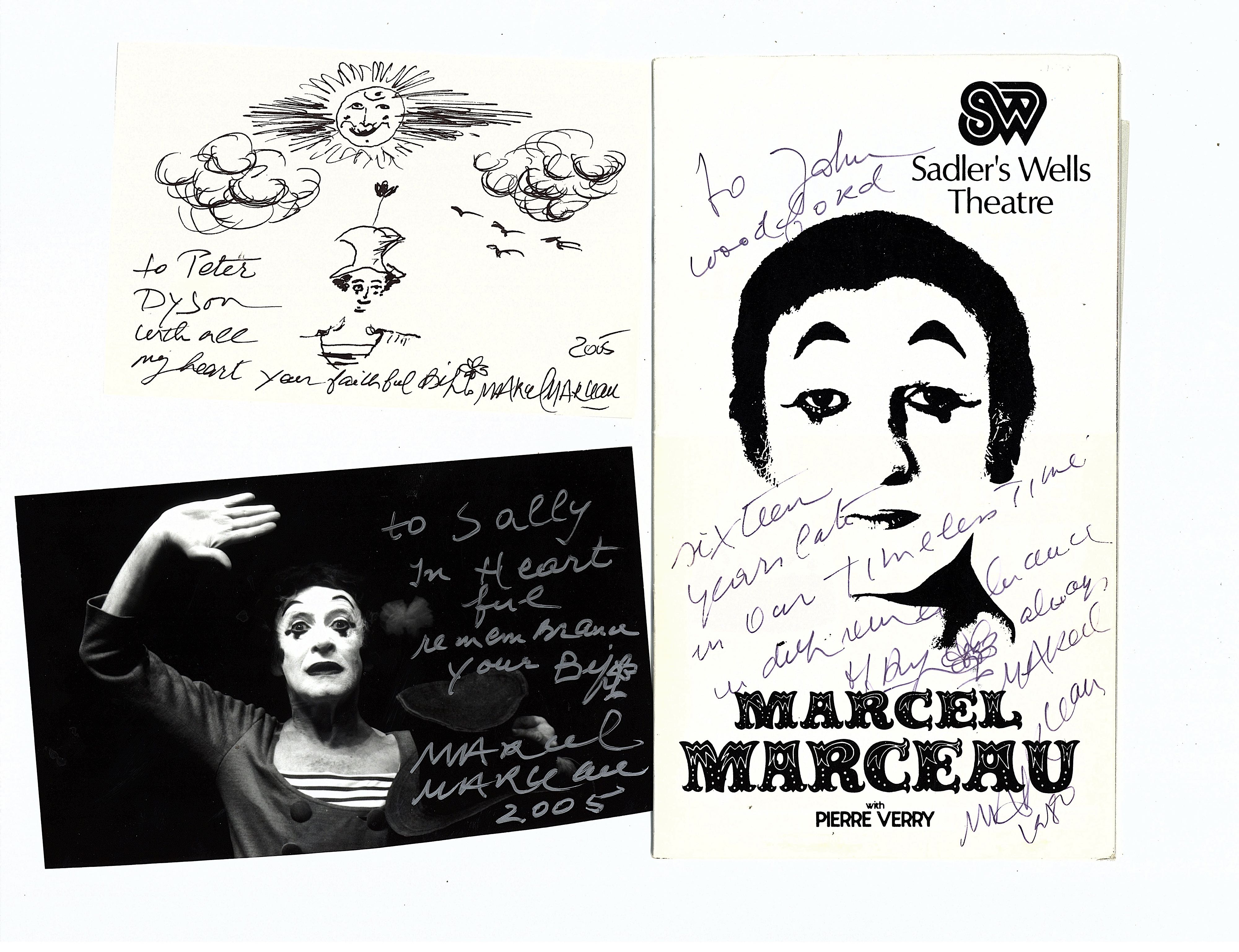 Lot 136 - Marceau (Marcel) Original pen and ink sketch