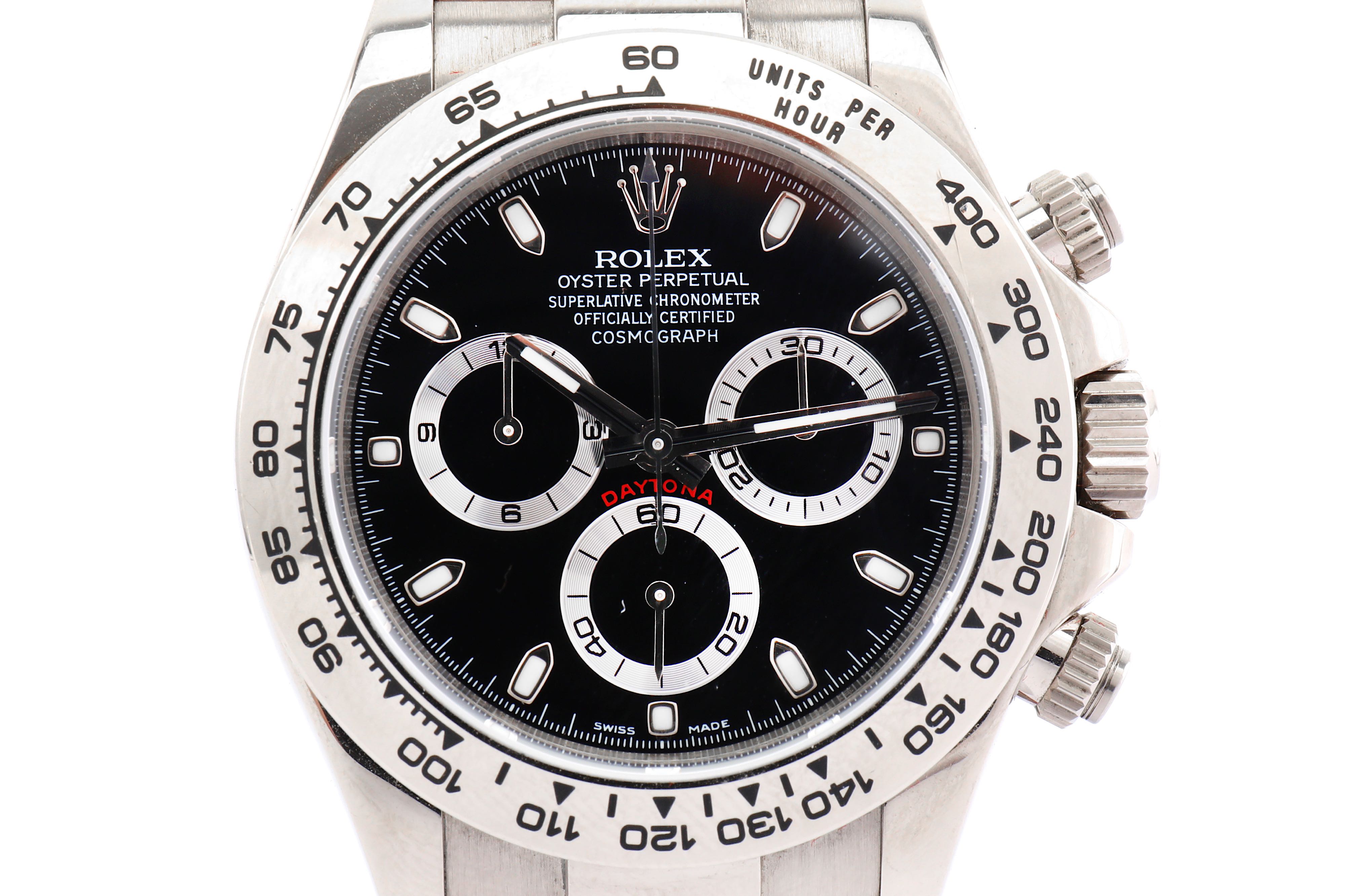 Lot 338 - ROLEX. A MEN'S 18K WHITE GOLD AUTOMATIC