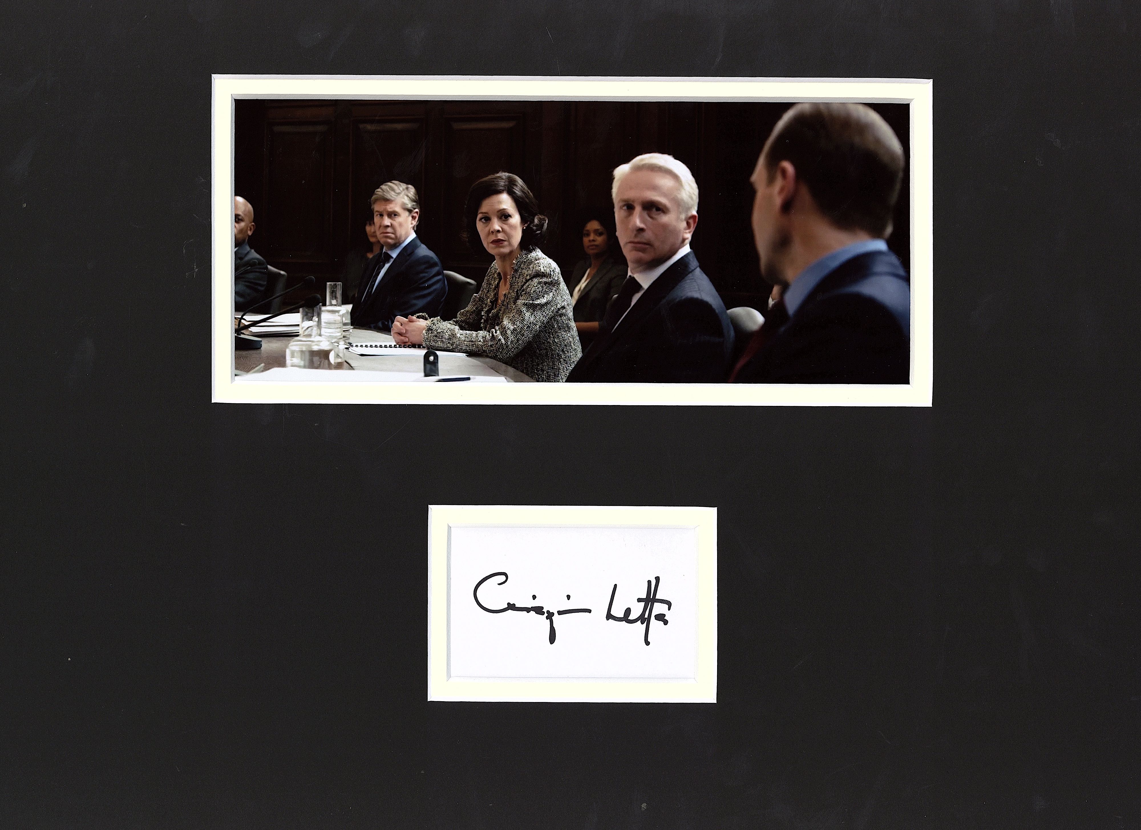 Lot 128 - James Bond Interest.- Ink signatures of