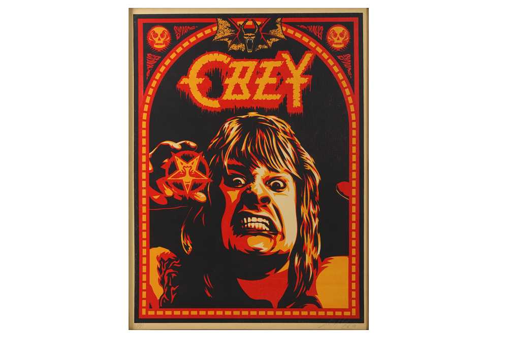 Lot 121 - Shepard Fairey (American) 'Ozzy' Screenprint