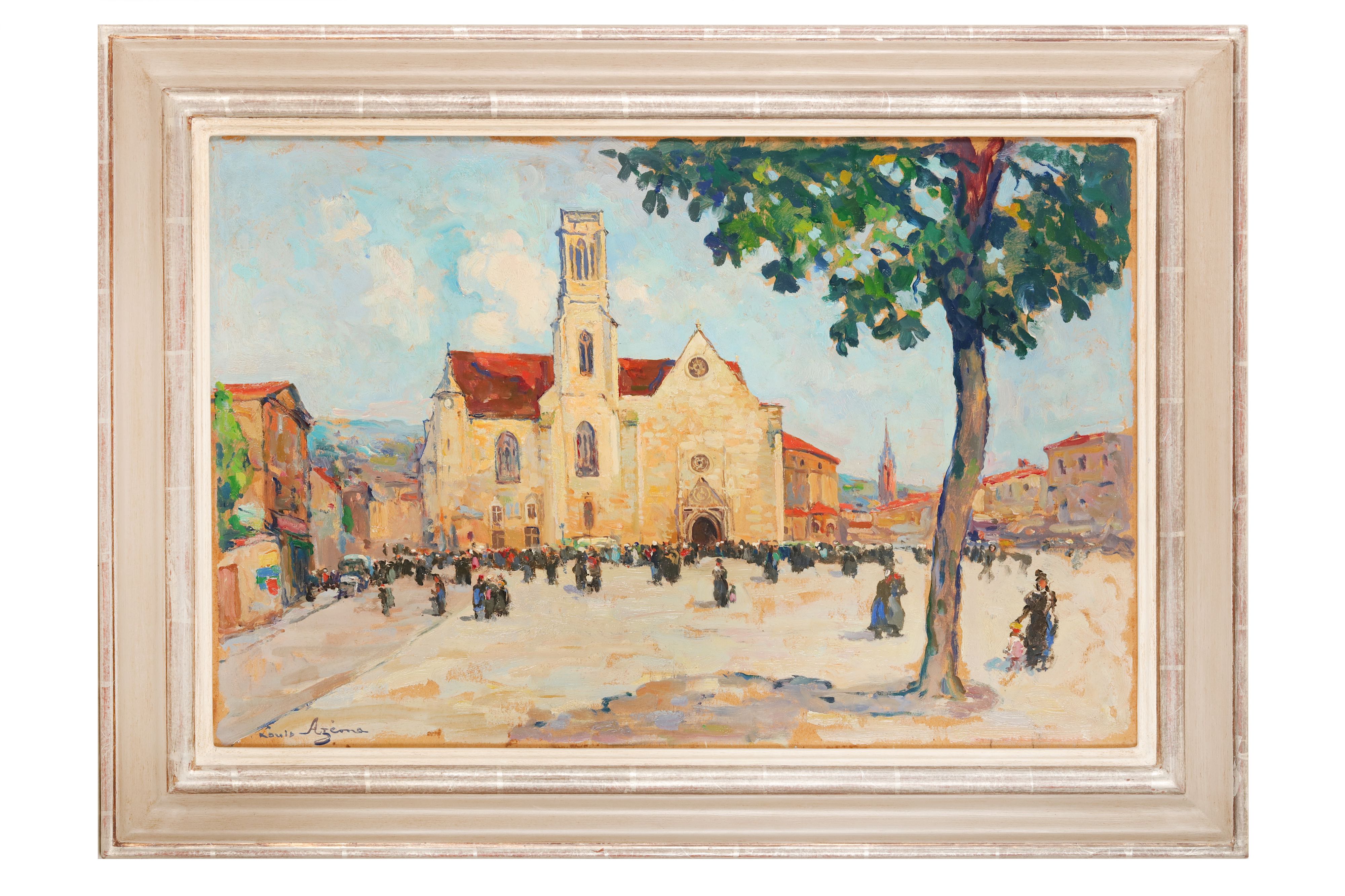 Lot 220 - LOUIS AZEMA (FRENCH 1876–1963) Place de la