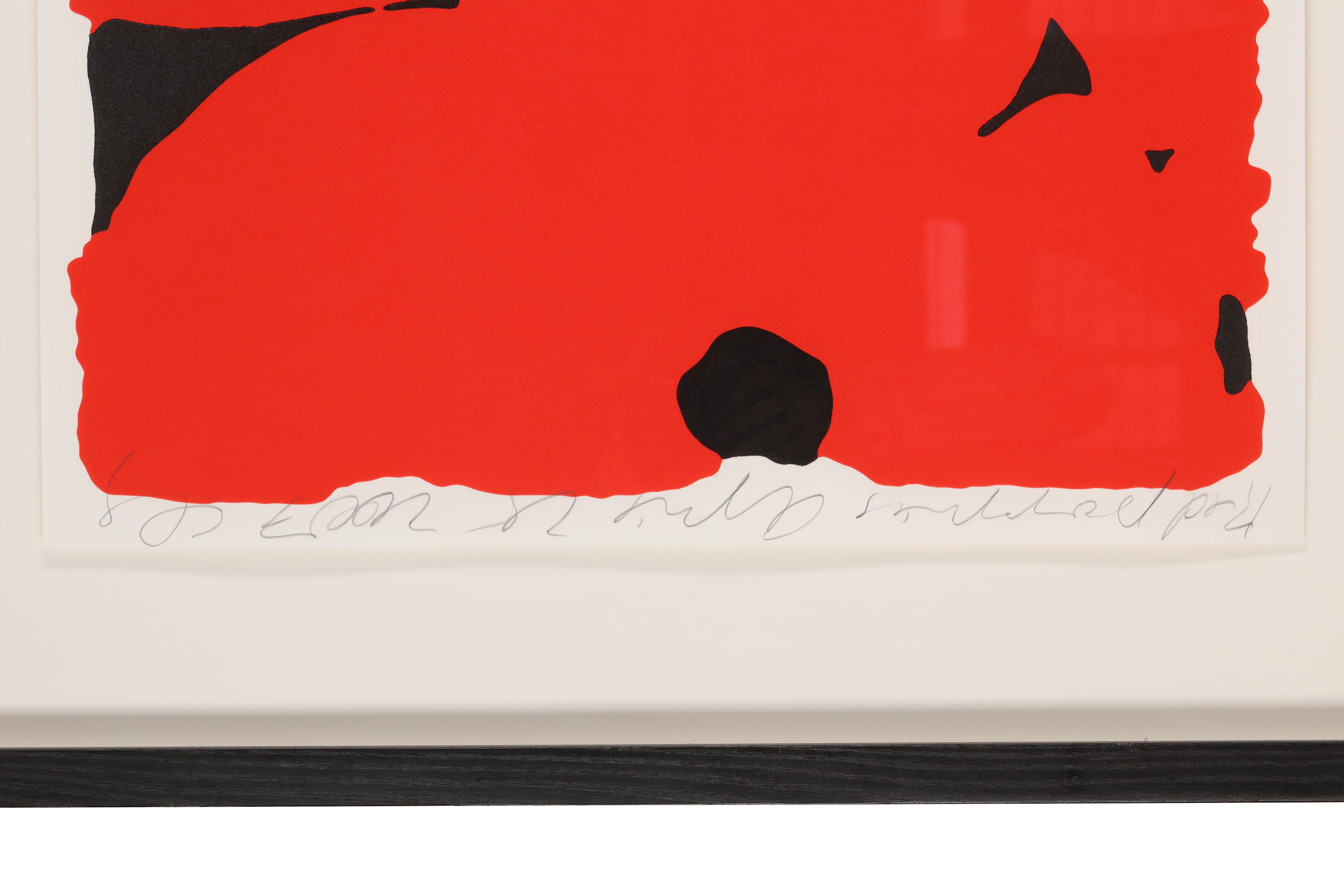 Lot 198 - Donald Sultan (American, b.1951) 'Red