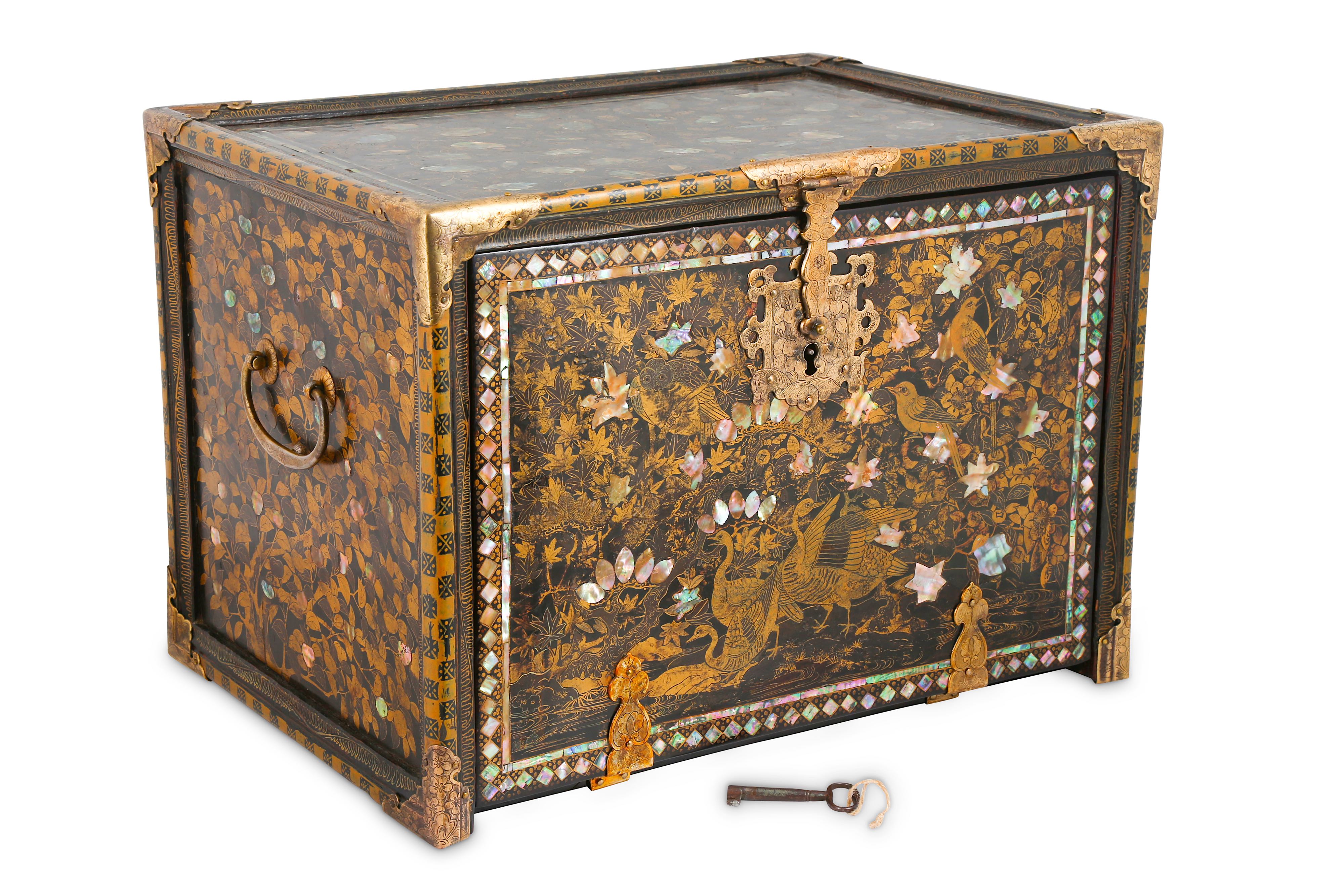 Lot 1017 - A NAMBAN CABINET. Late 16th Century. Of