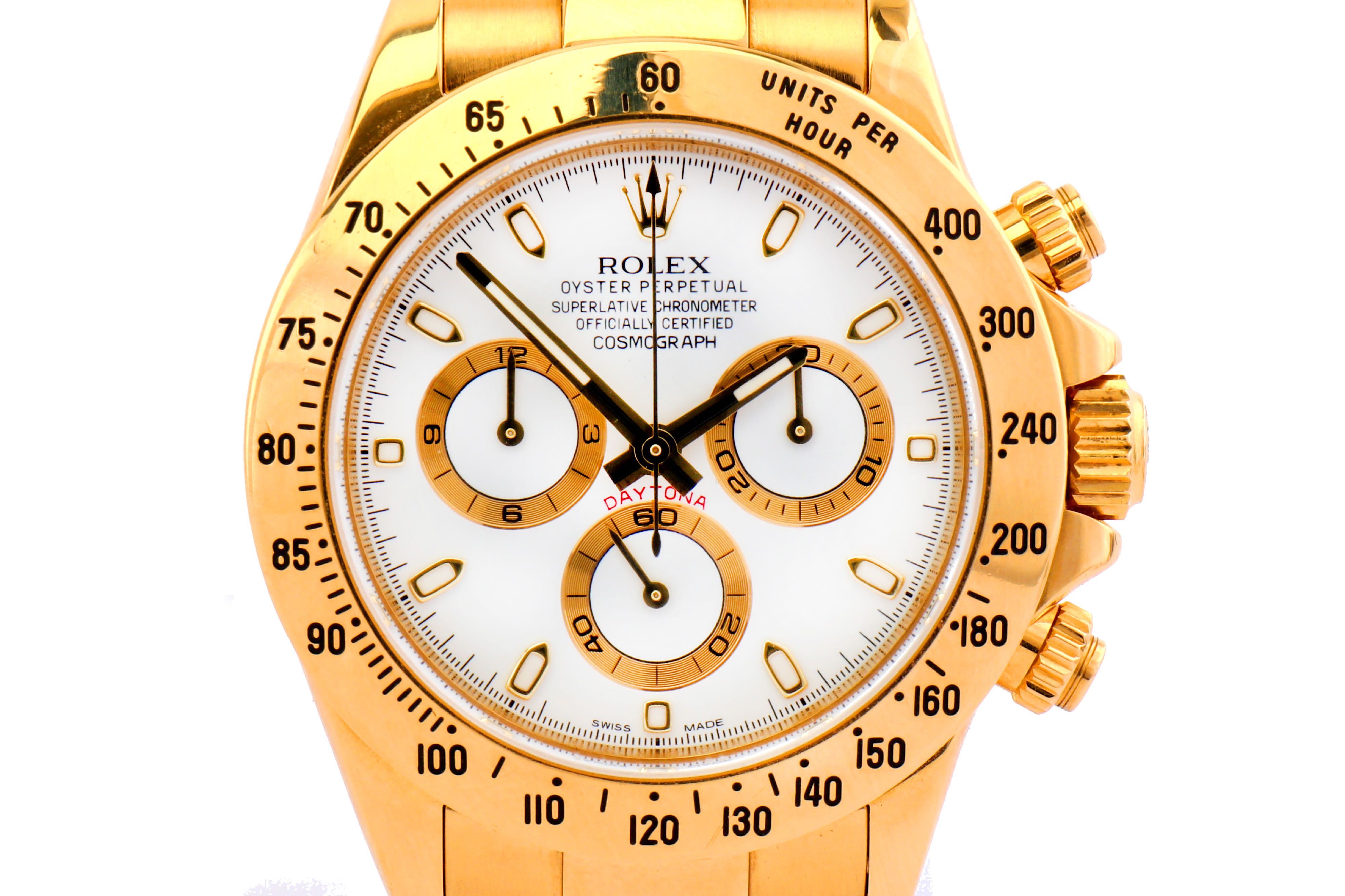 Lot 341 - ROLEX. A MEN'S 18K YELLOW GOLD AUTOMATIC