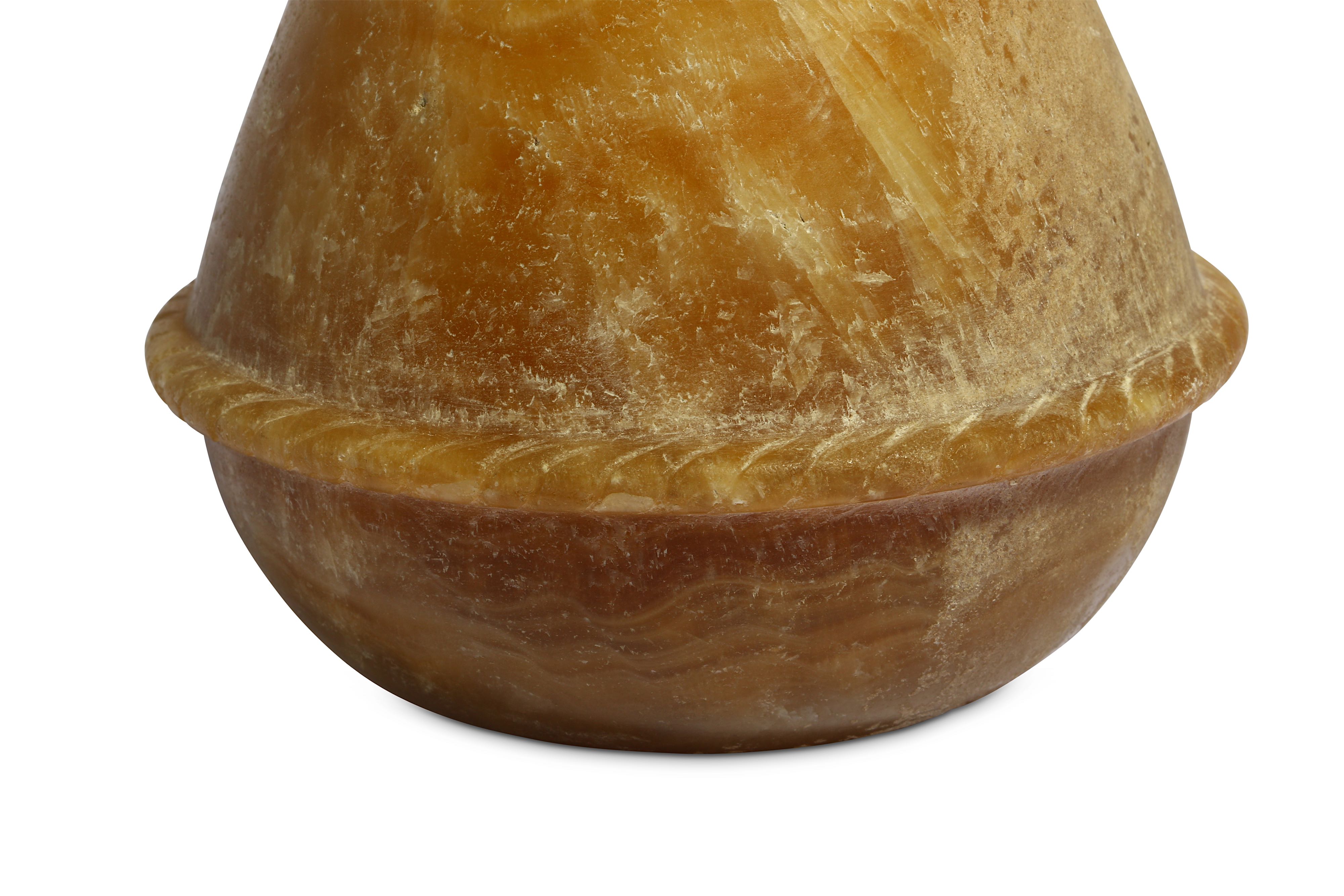 Lot 167 - AN EGYPTIAN ALABASTER VESSEL New Kingdom,