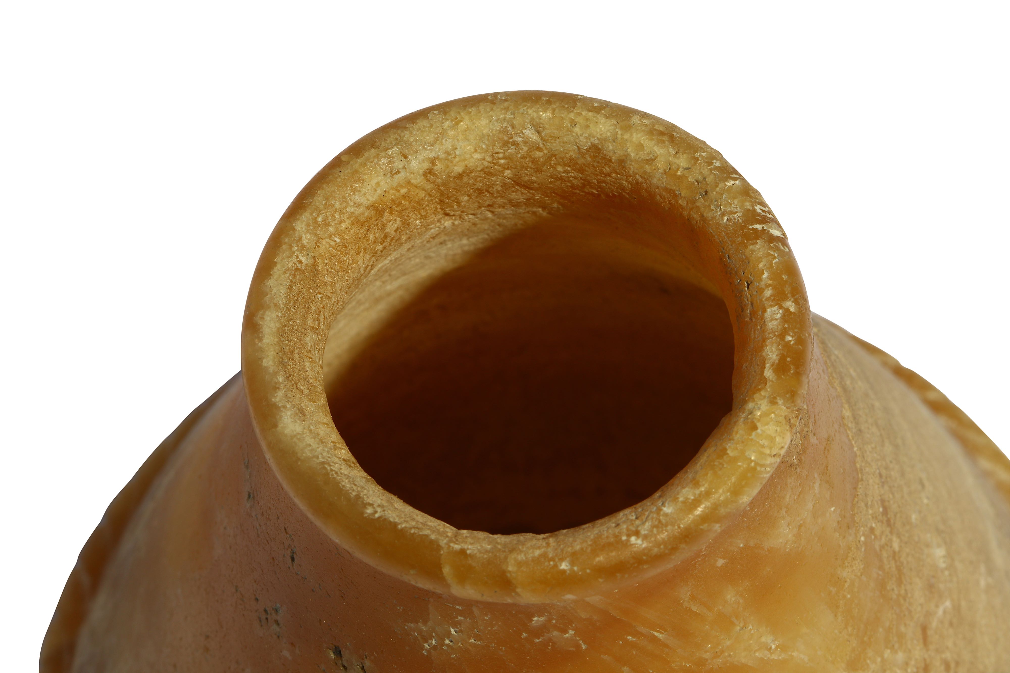 Lot 167 - AN EGYPTIAN ALABASTER VESSEL New Kingdom,