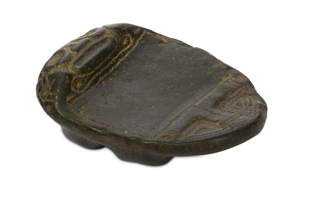 Lot 213 - A TAINO HARDSTONE DUHO Circa 600 - 900 A.D.
