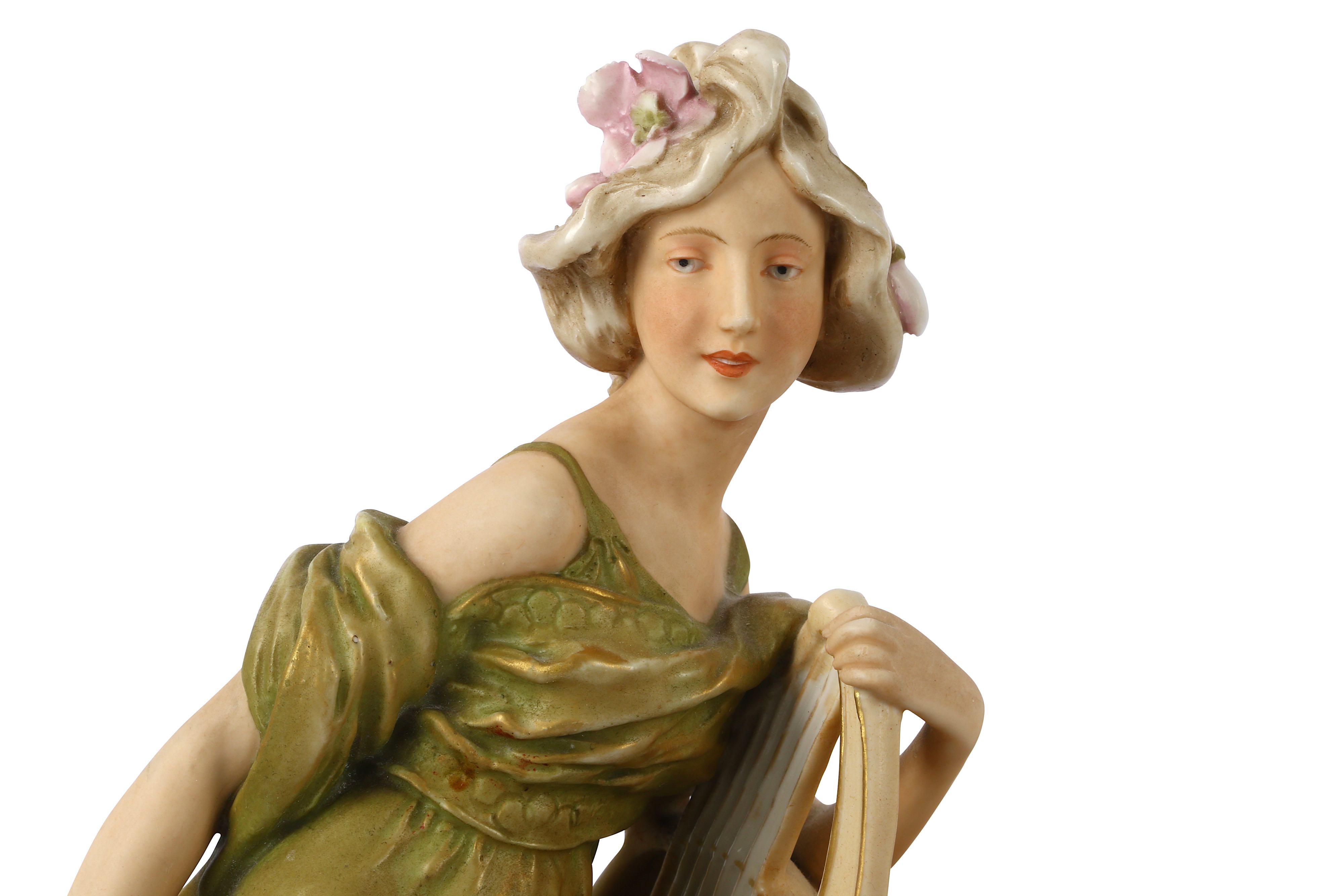 Lot 450 - An Art Nouveau Royal Dux Bohemia Porcelain