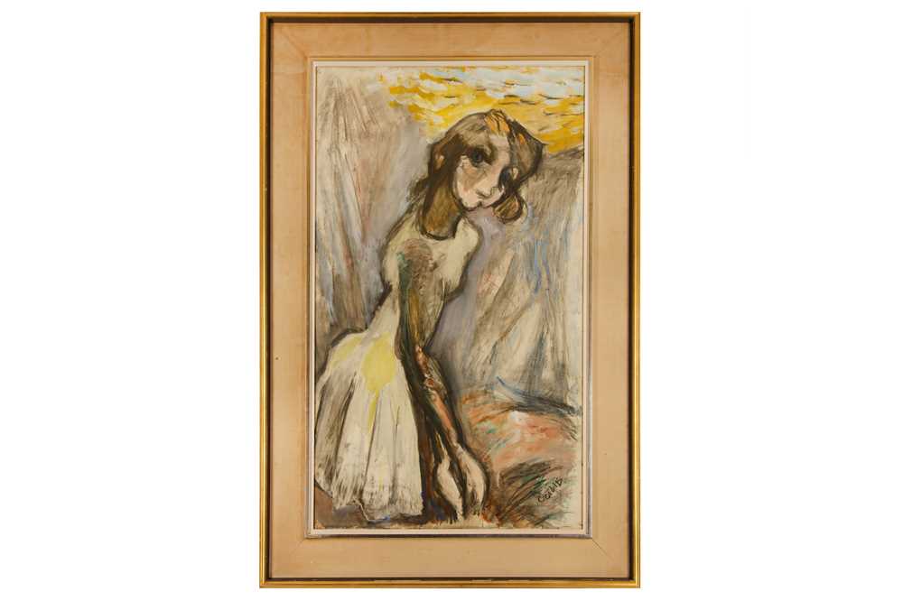 Lot 532 - HENRYK GOTLIB (POLISH 1890-1966) Portrait of