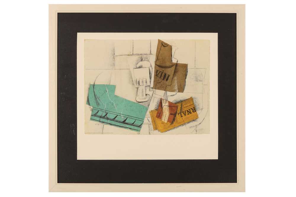 Lot 520 - AFTER PABLO PICASSO Violin; Pipe glass and