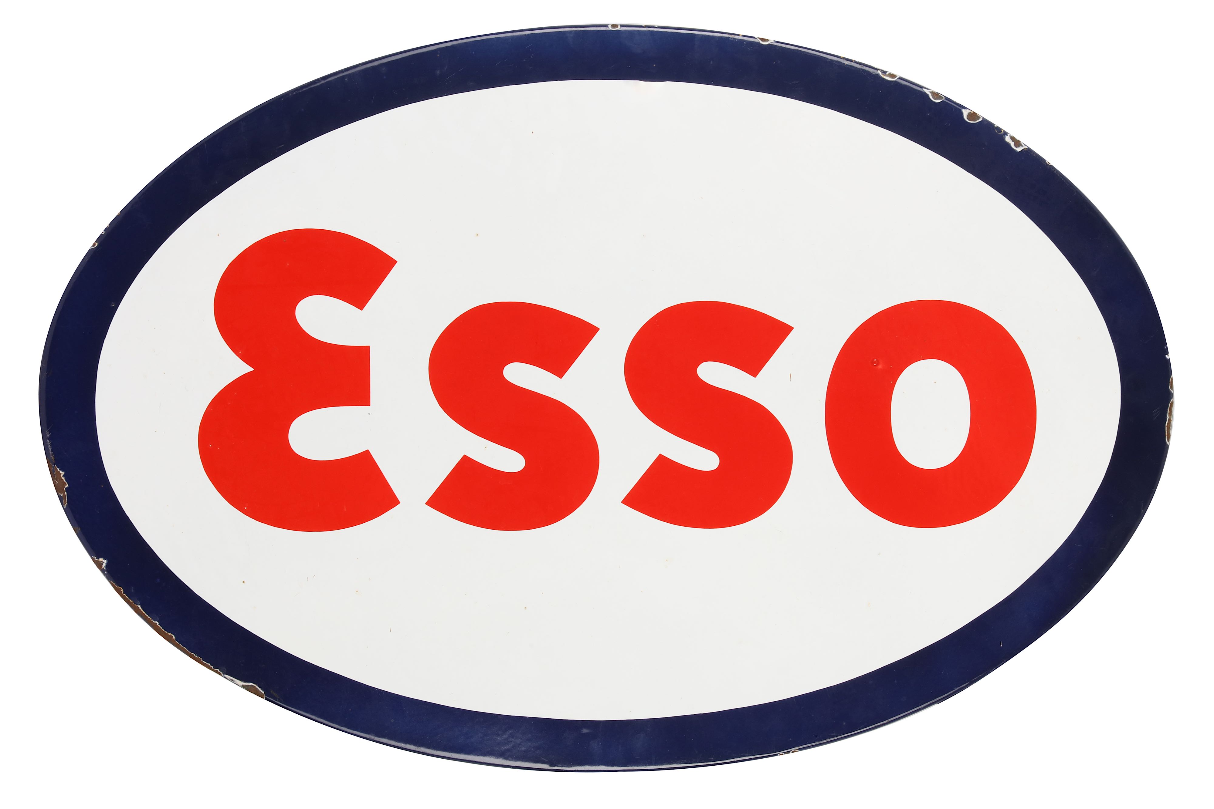 Lot 683 - A late 20th Century Esso enamelled