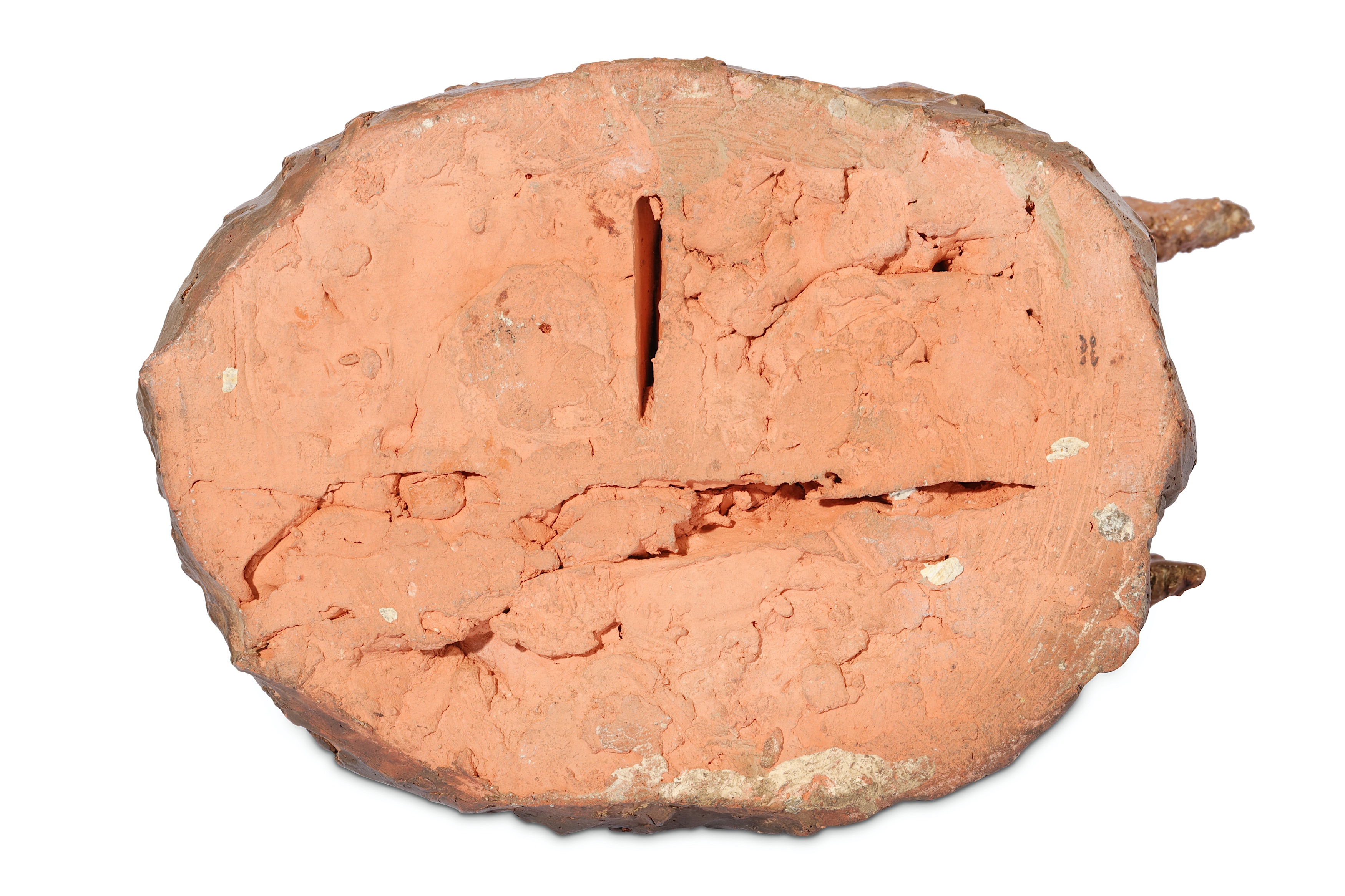 Lot 160 - A LATE 19TH CENTURY PAINTED TERRACOTTA GROUP