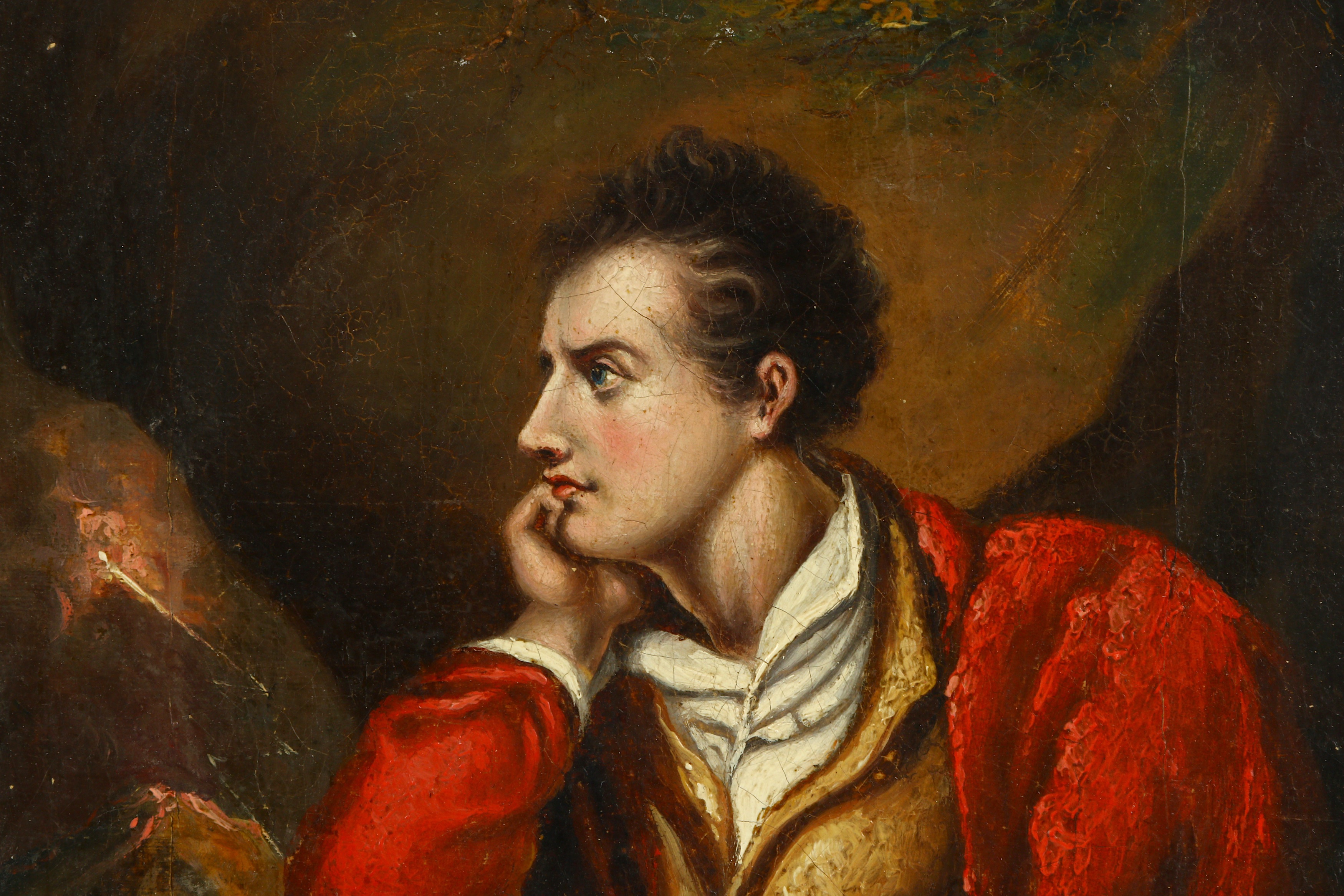 Lot 30 - A PORTRAIT OF LORD BYRON England, 19th