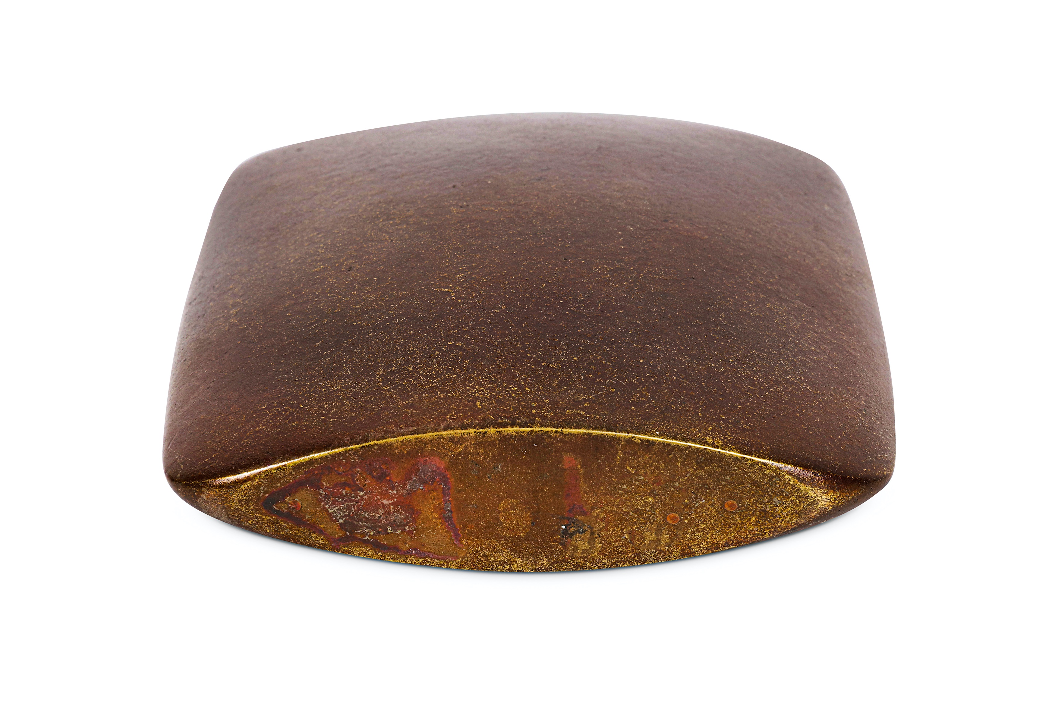 Lot 271 - A 1940'S JAPANESE BRONZE ENVELOPE VASE of