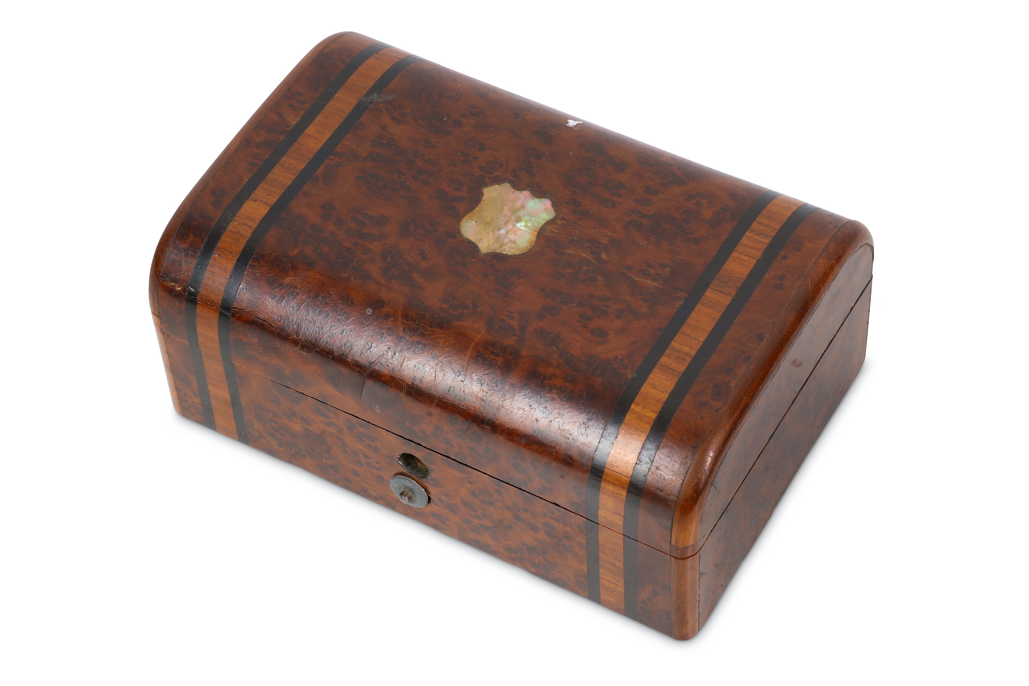 Lot 231 - A LATE 19TH CENTURY MINIATURE MUSIC BOX BY P.