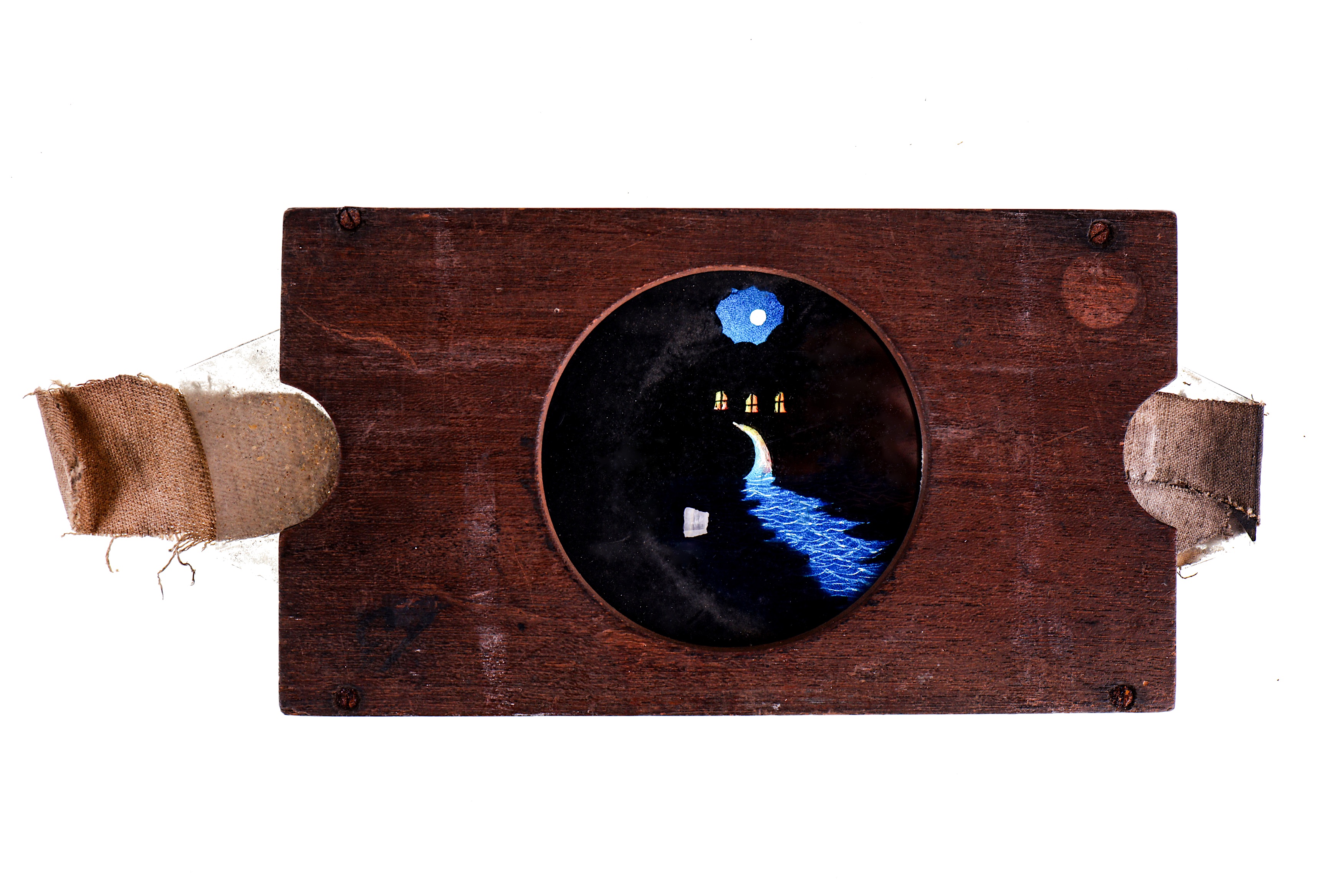 Lot 349 - A GROUP OF NINE HAND PAINTED MAHOGANY MAGIC