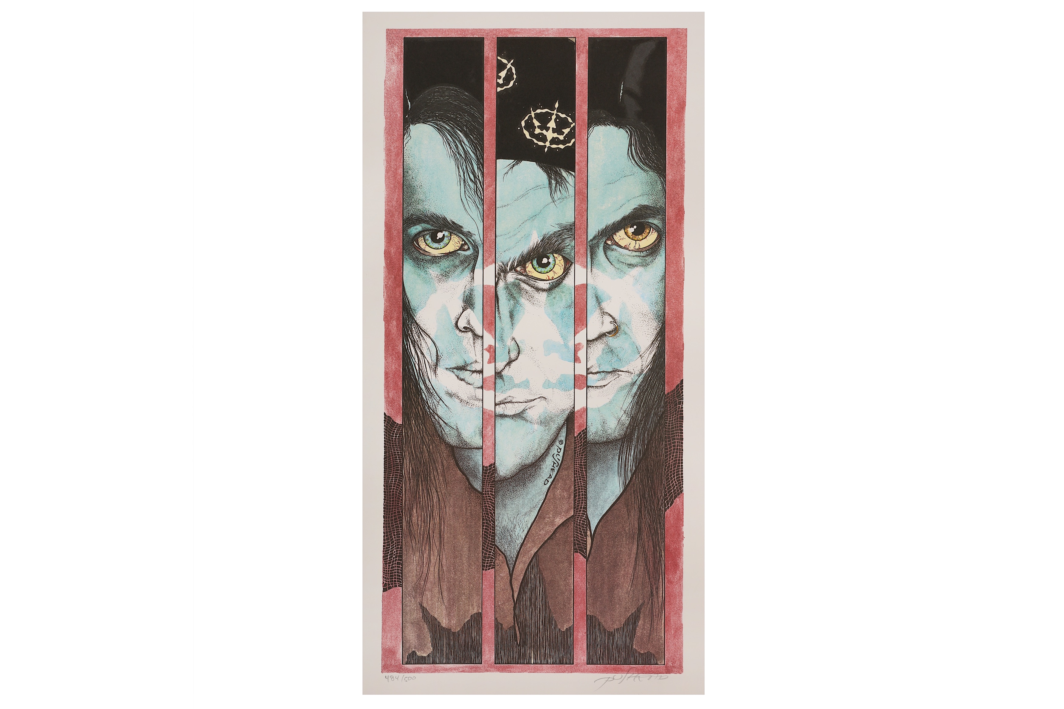 Lot 788 - Brian Schroeder (AKA Pushead) Art Print 1990