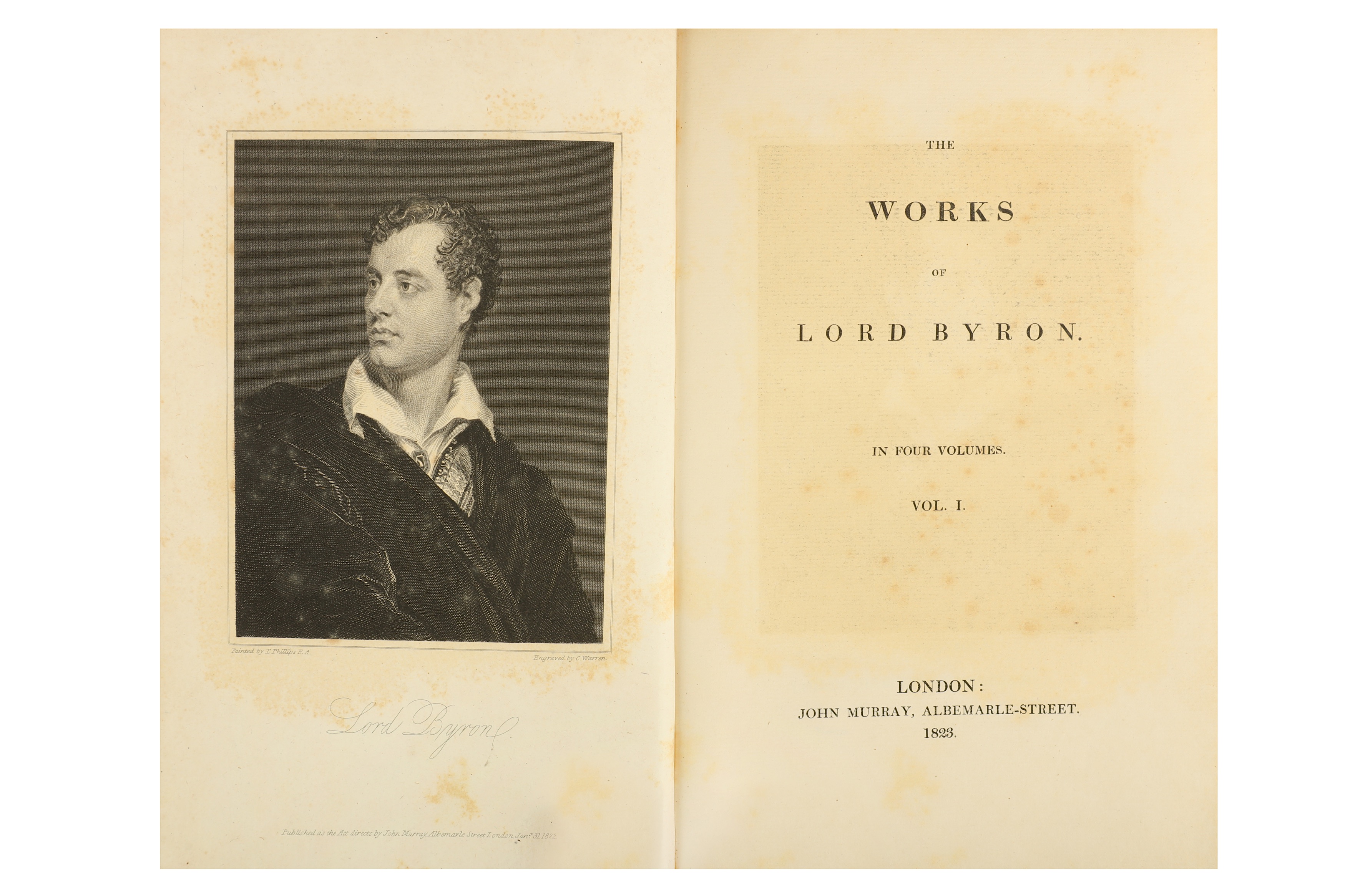 Lot 28 - A SELECTION OF WORKS OF LORD BYRON The Works