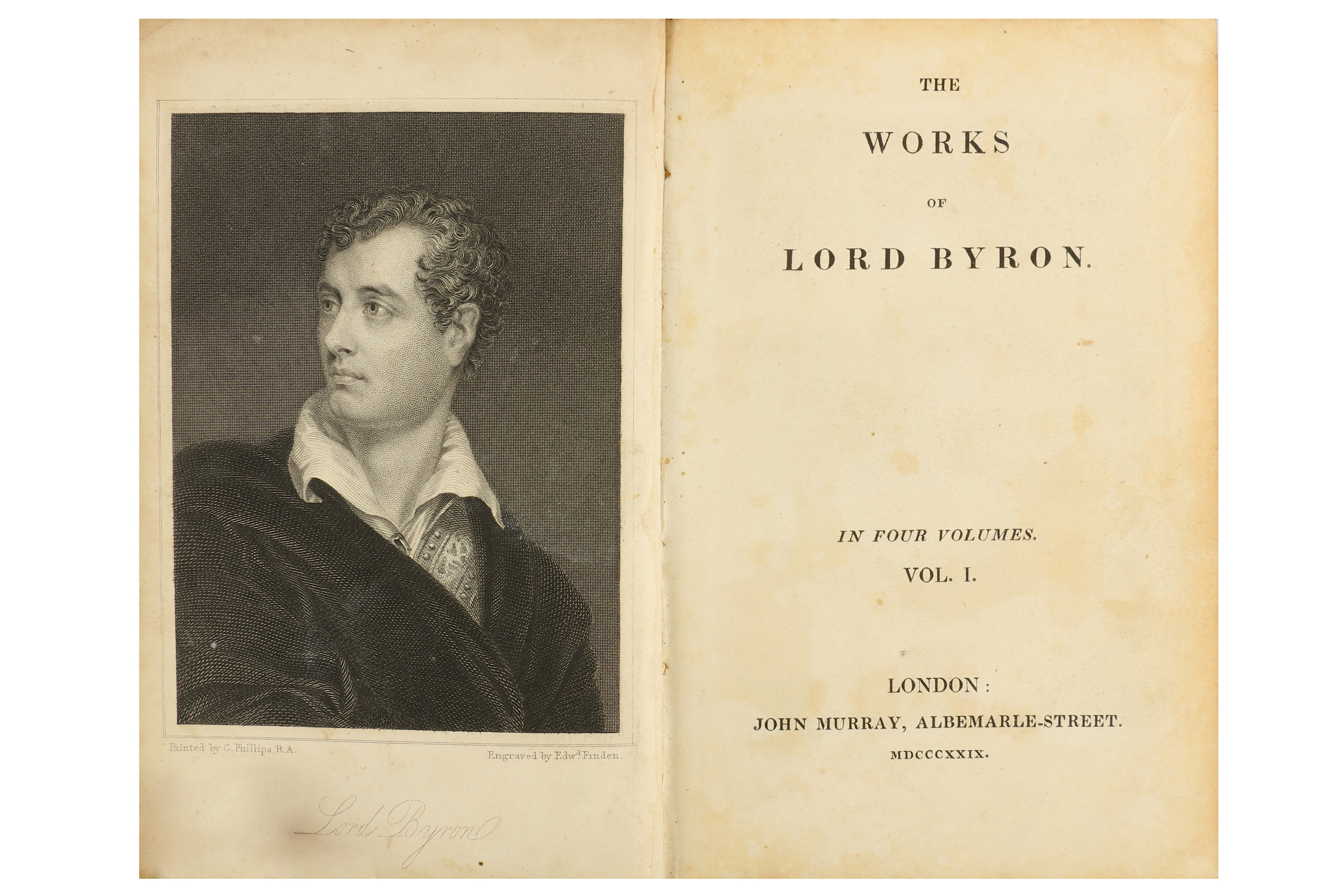 Lot 28 - A SELECTION OF WORKS OF LORD BYRON The Works