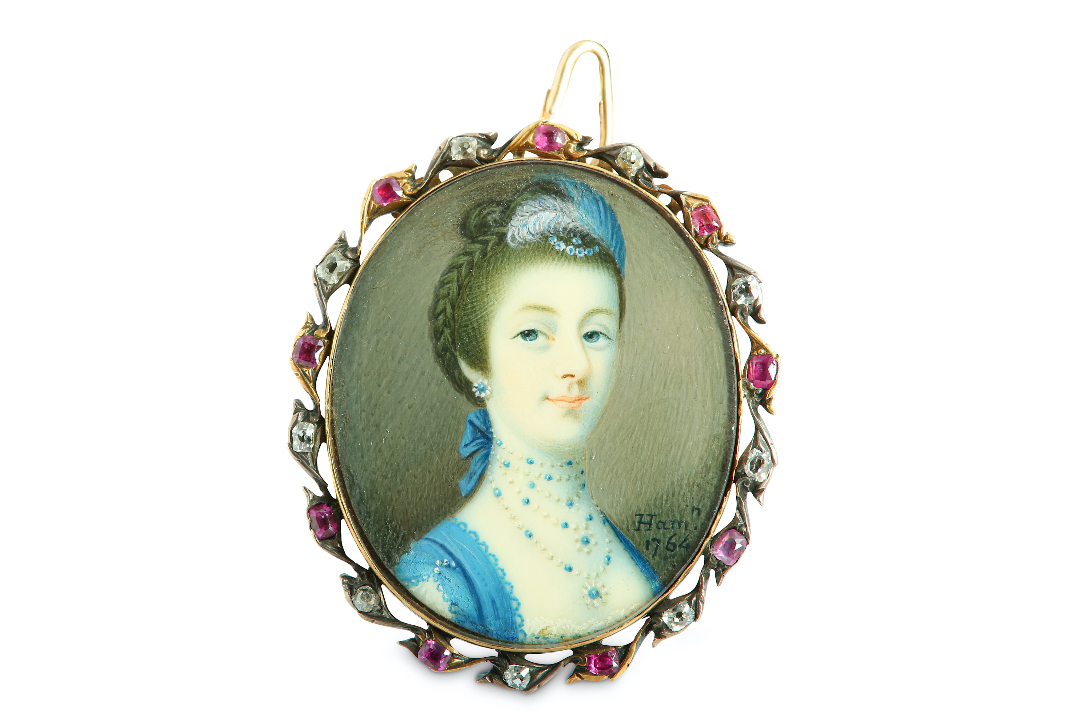 Lot 16 - GUSTAVUS HAMILTON (IRISH 1739-1775) Portrait