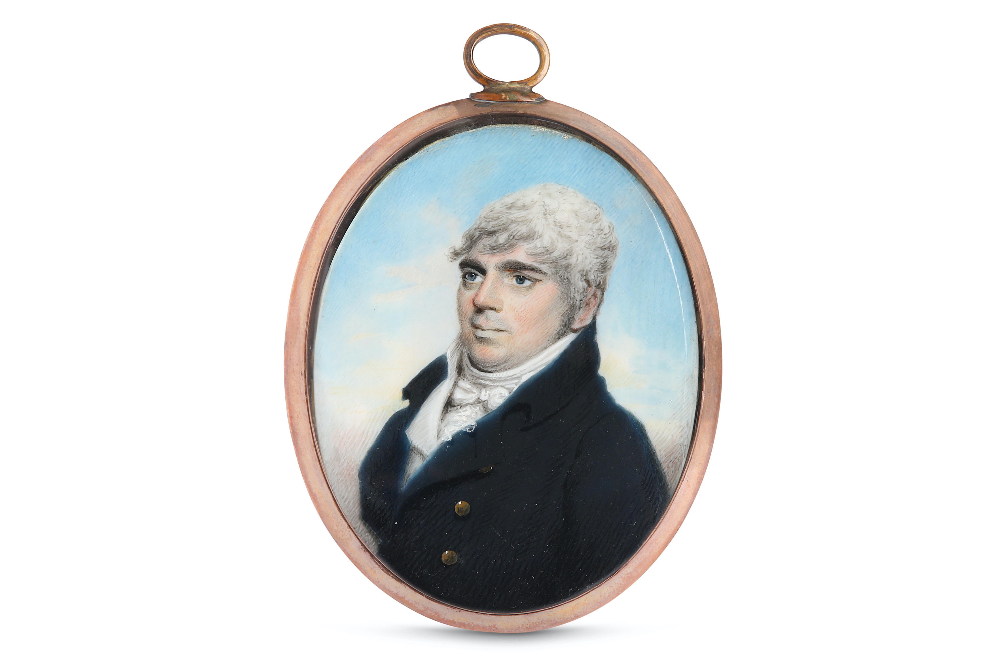 Lot 68 - IRISH SCHOOL (circa 1790) Portrait miniature