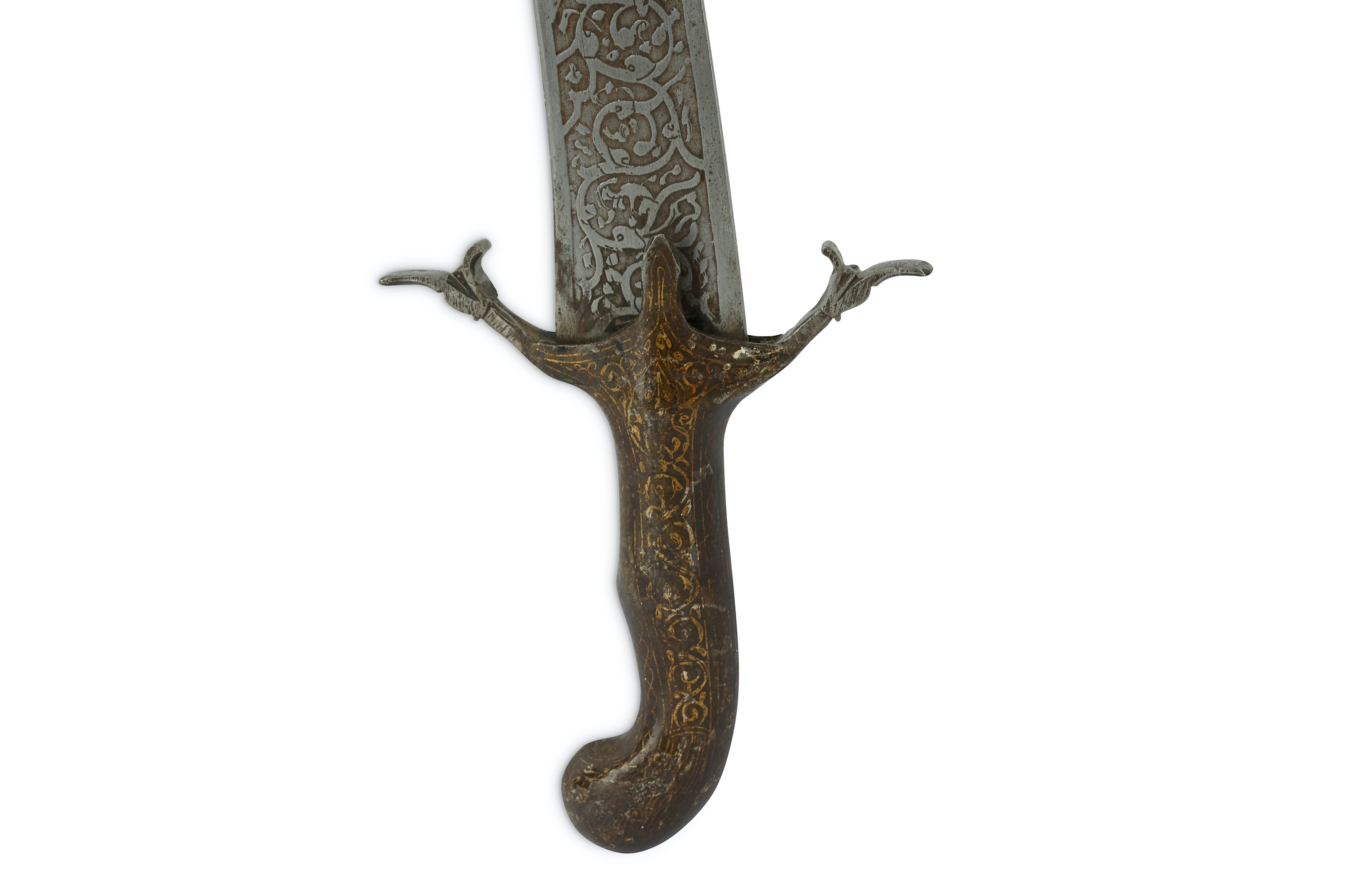 Lot 182 - A SAFAVID-REVIVAL SHAMSHIR (SWORD)