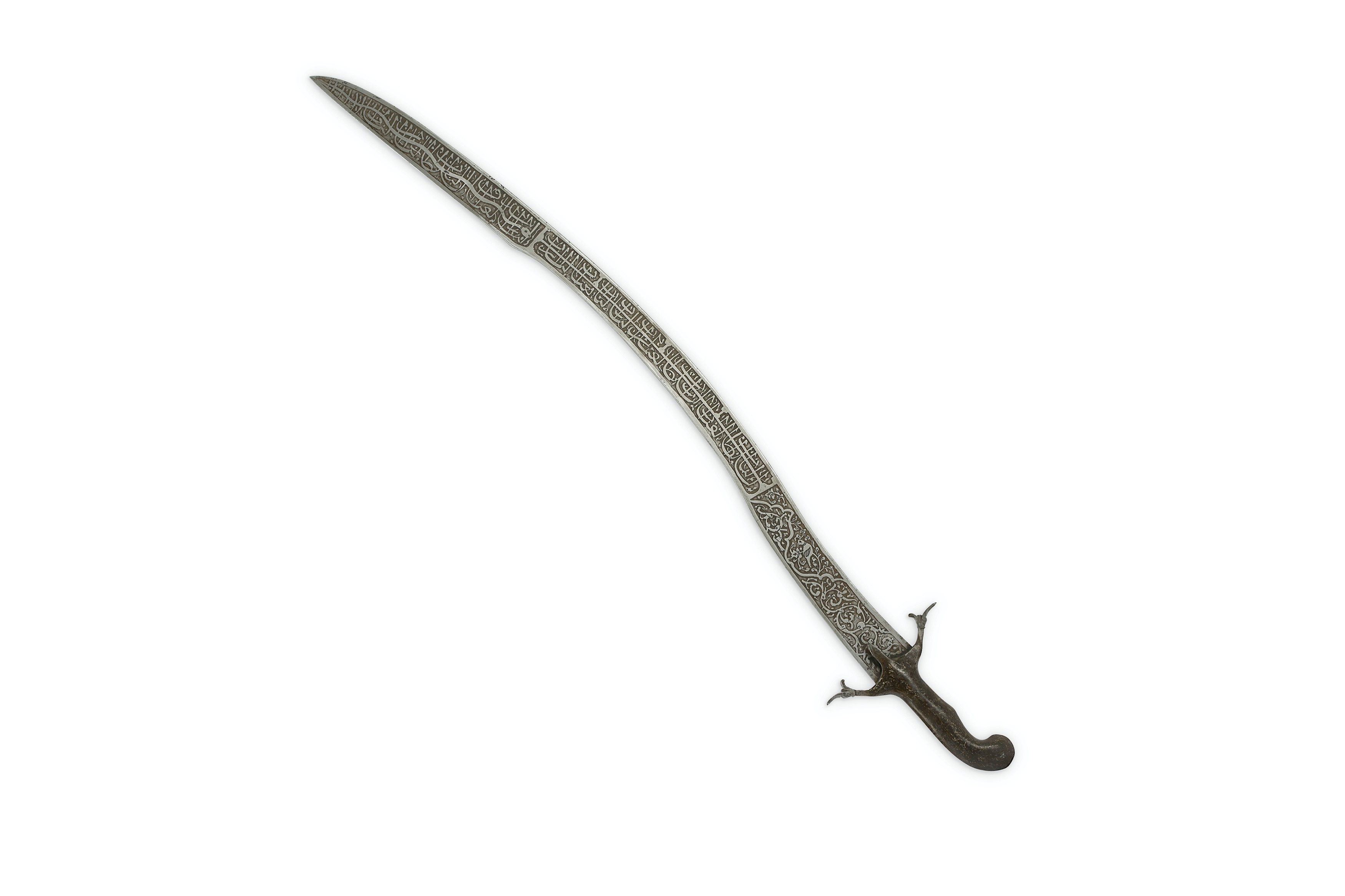 Lot 182 - A SAFAVID-REVIVAL SHAMSHIR (SWORD)