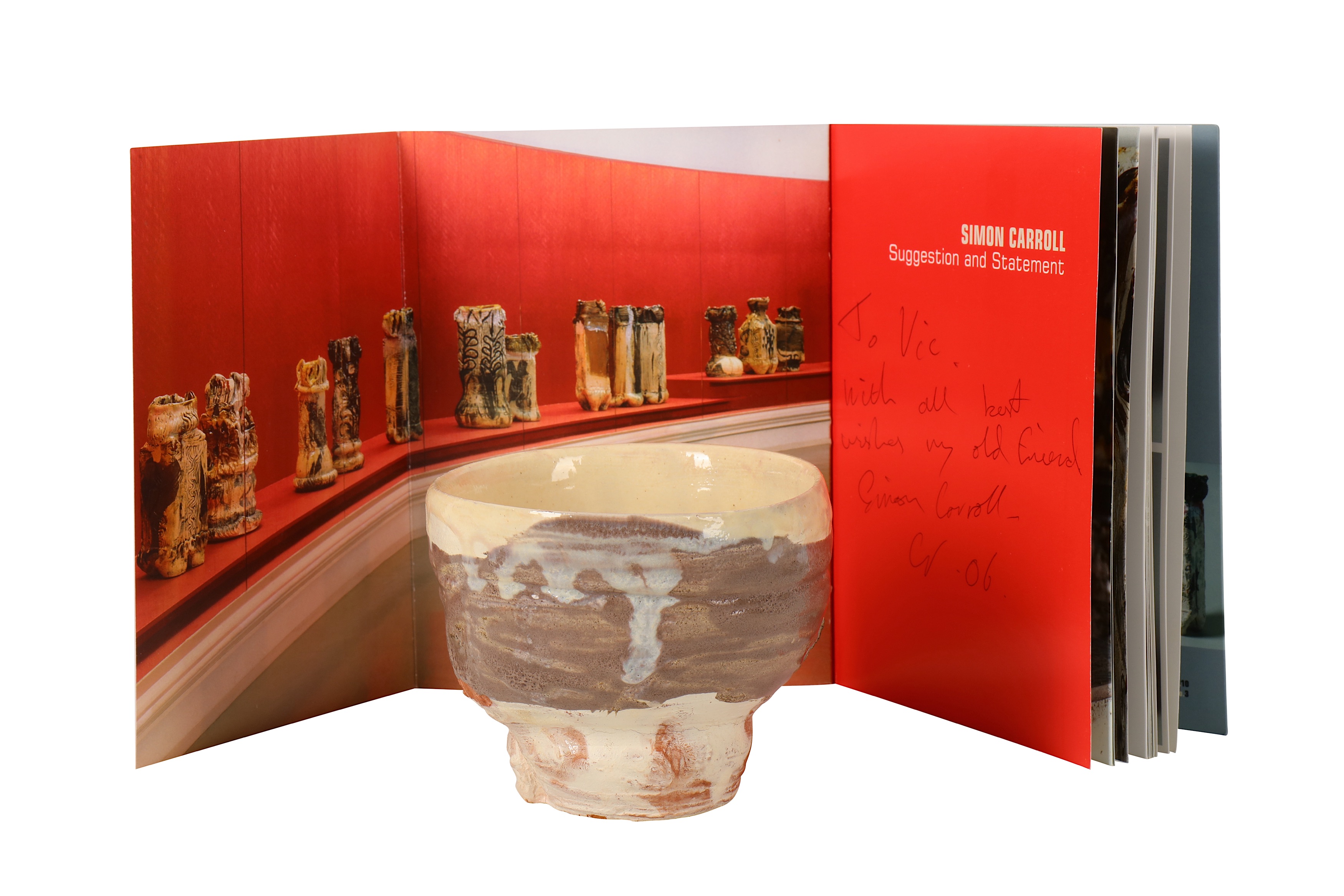 Lot 88 - A Simon Carroll studio pottery bowl,