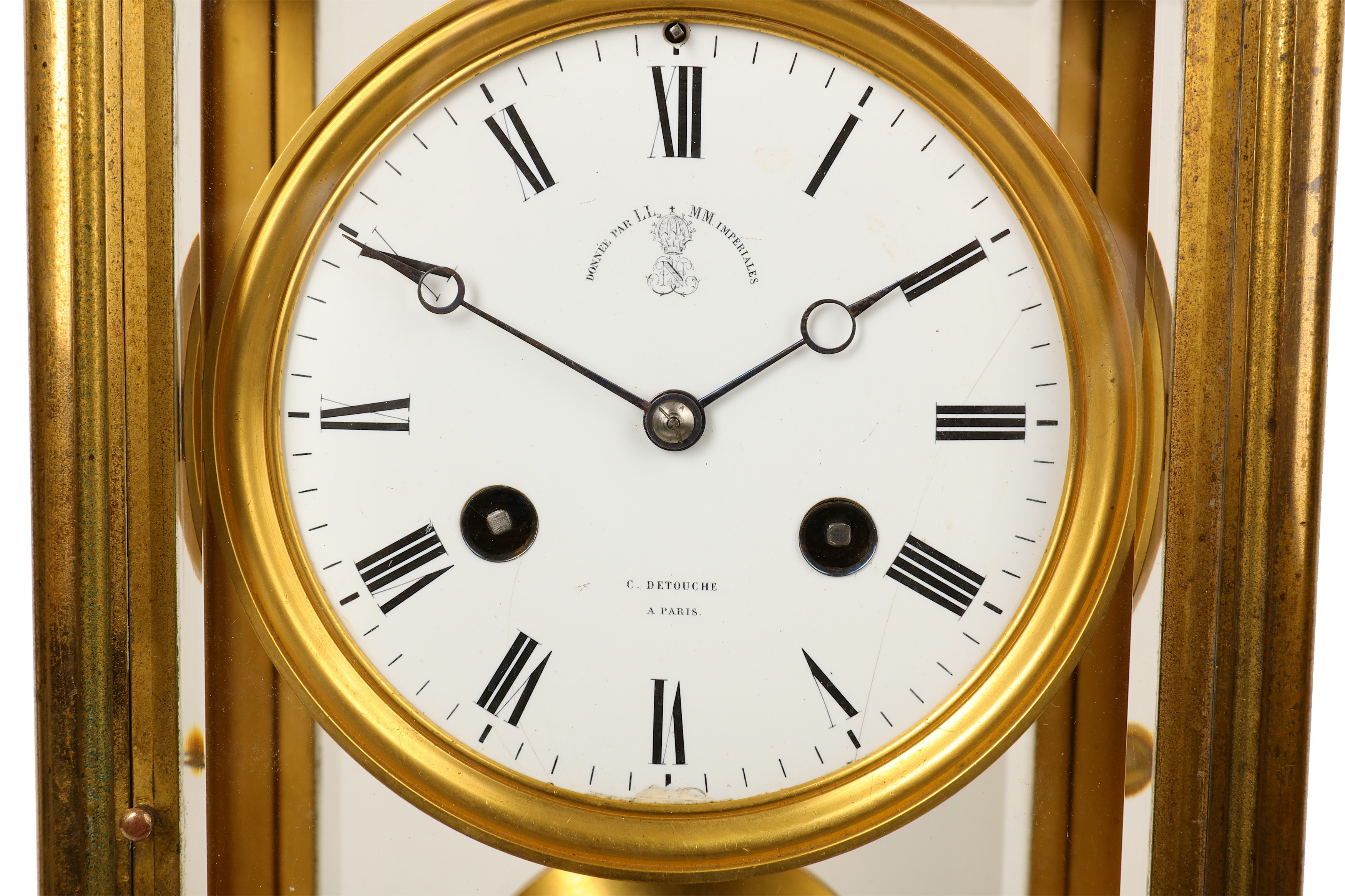 Lot 28 - A THIRD QUARTER 19TH CENTURY FRENCH GILT