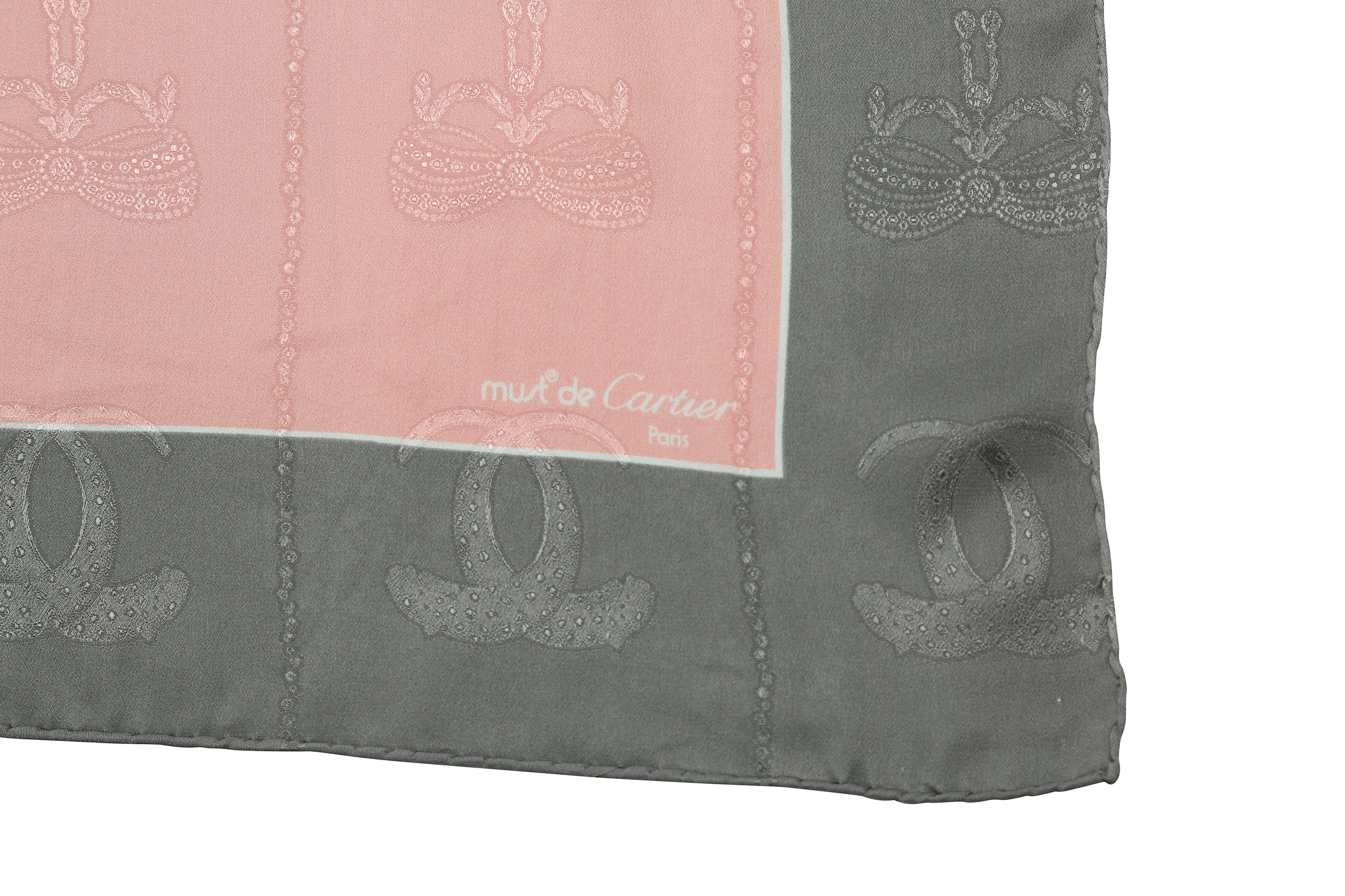 Lot 28 - Chanel Pink Silk Scarf