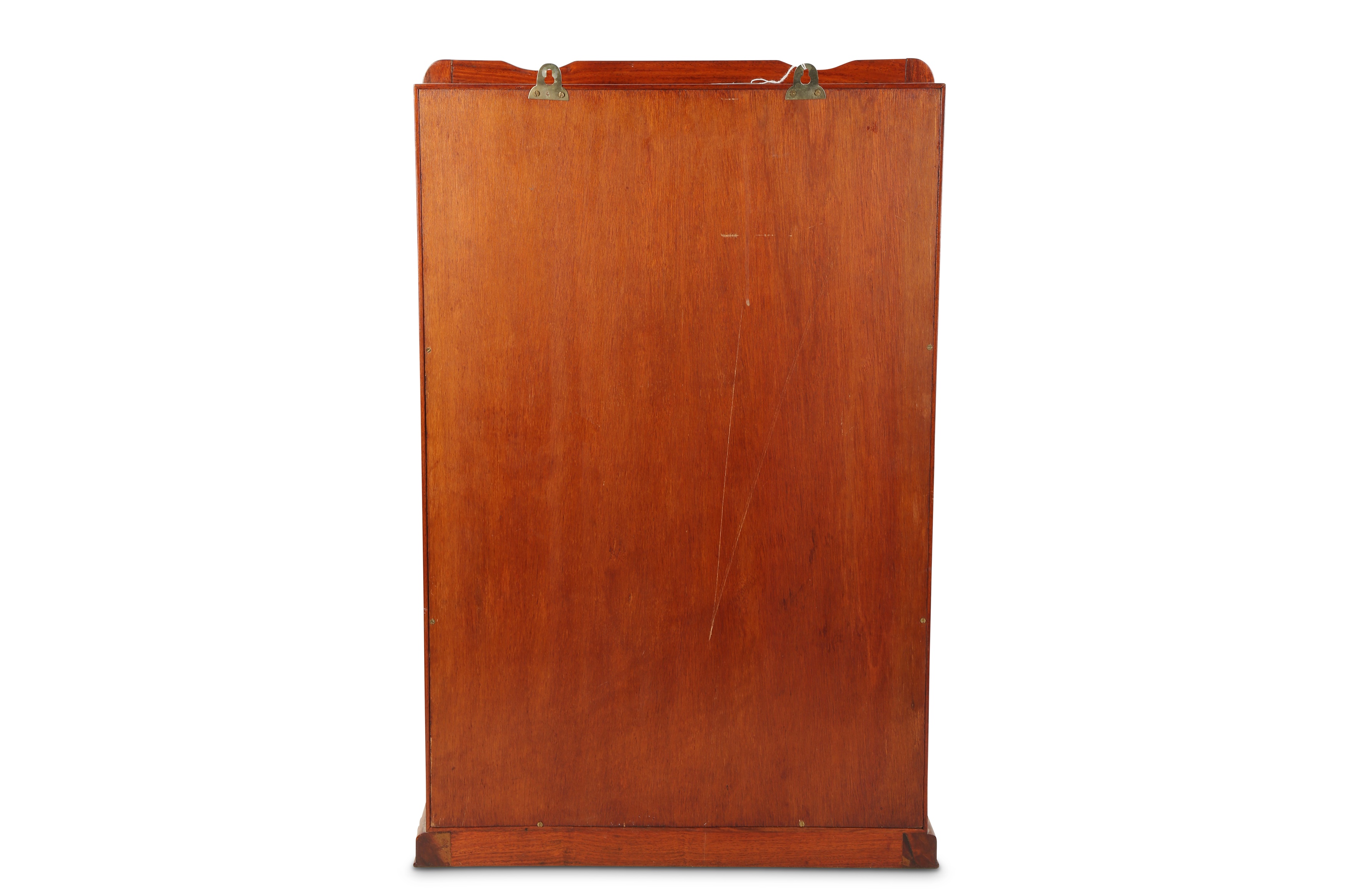 Lot 18 - A CHINESE WOOD SNUFF BOTTLE DISPLAY CABINET.