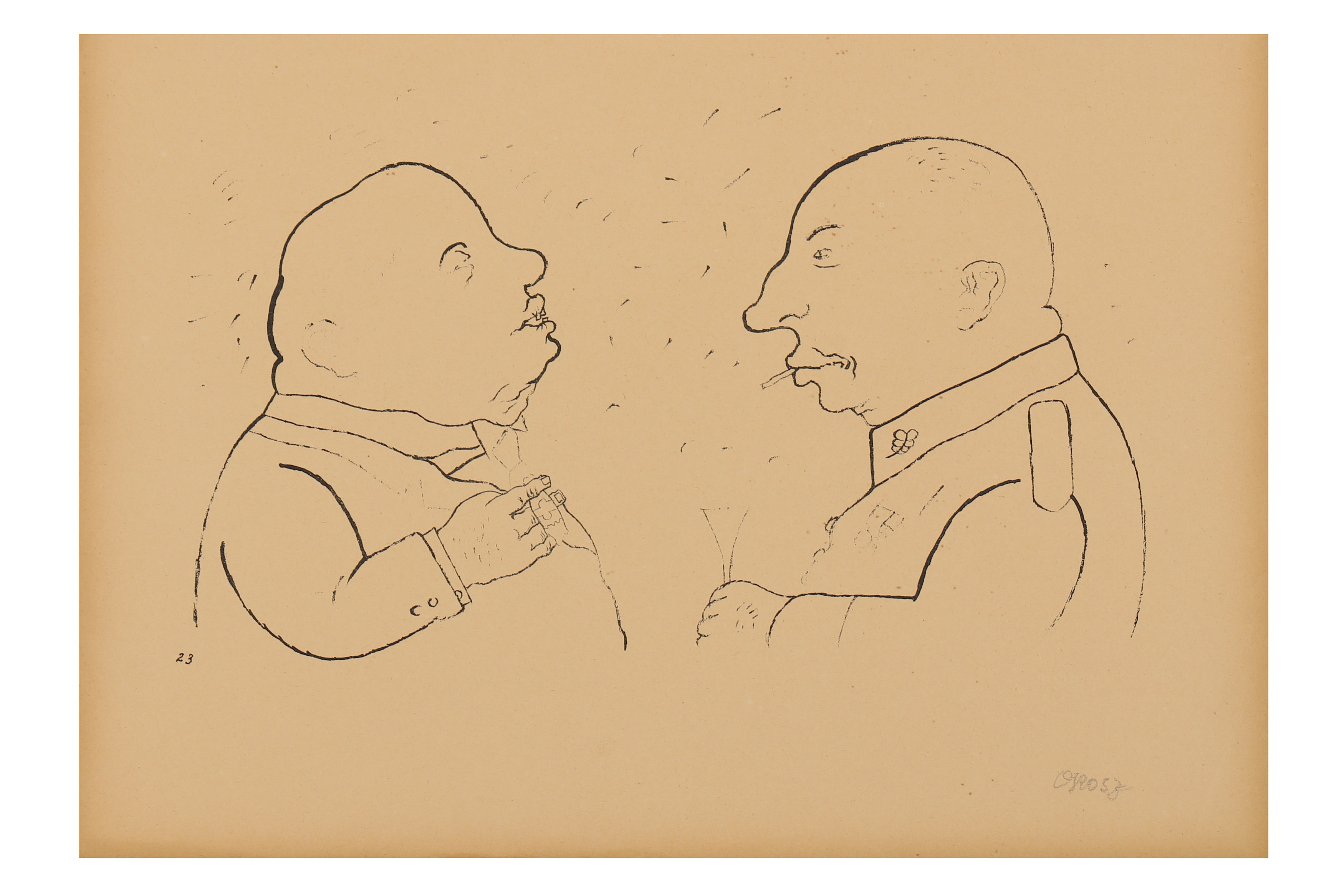 Lot 428 - George Grosz (German, 1893-1959), 'Untitled