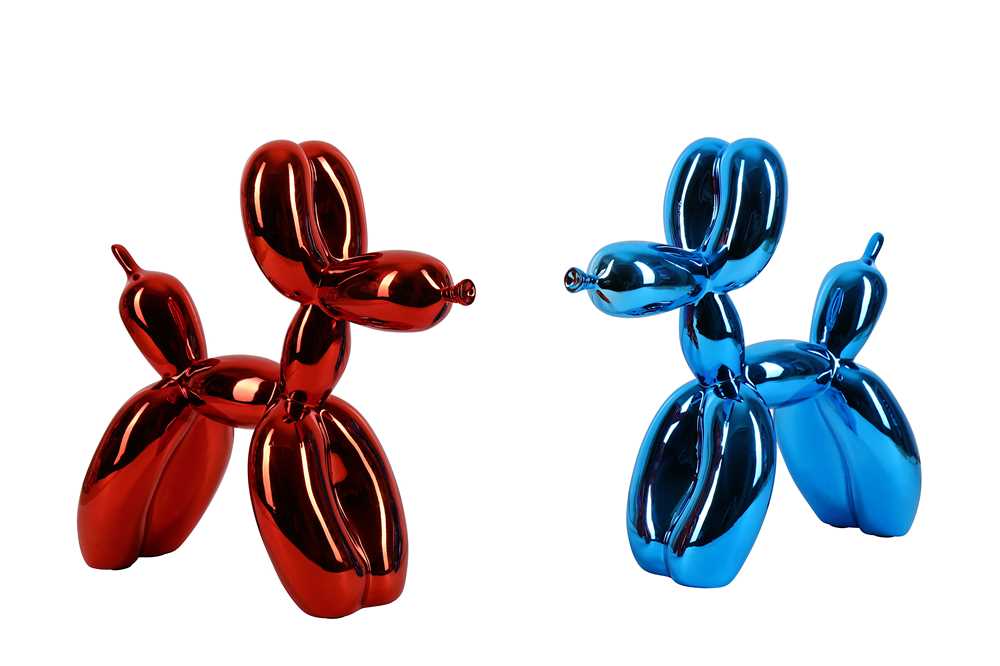 Lot 348 - After Jeff Koons, 'Balloon Dogs (Blue and