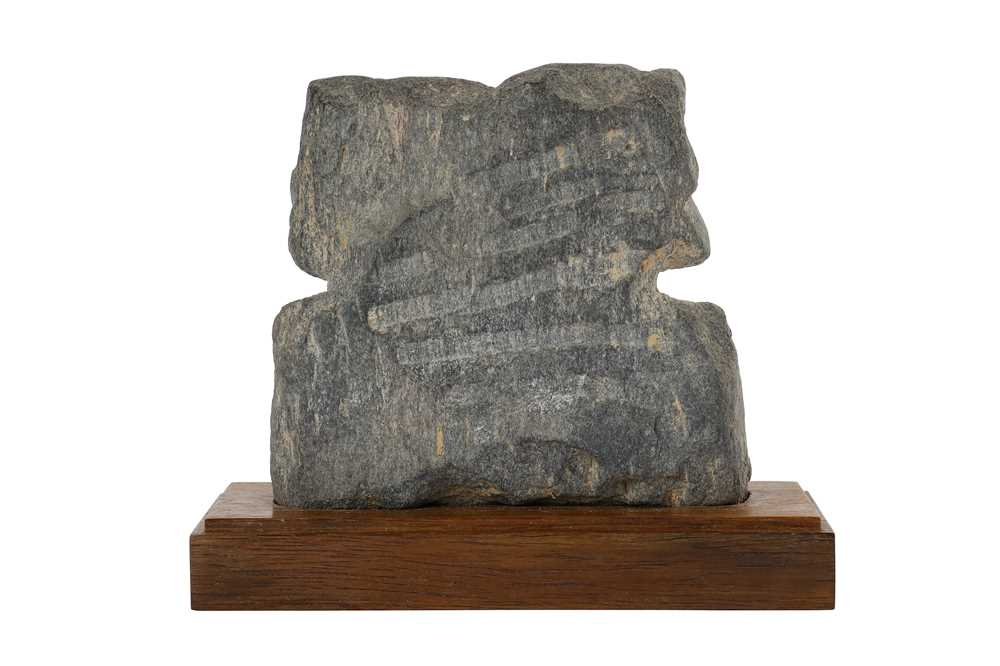 Lot 158 - A GREY SCHIST RELIEF FRAGMENT OF HARITI AND