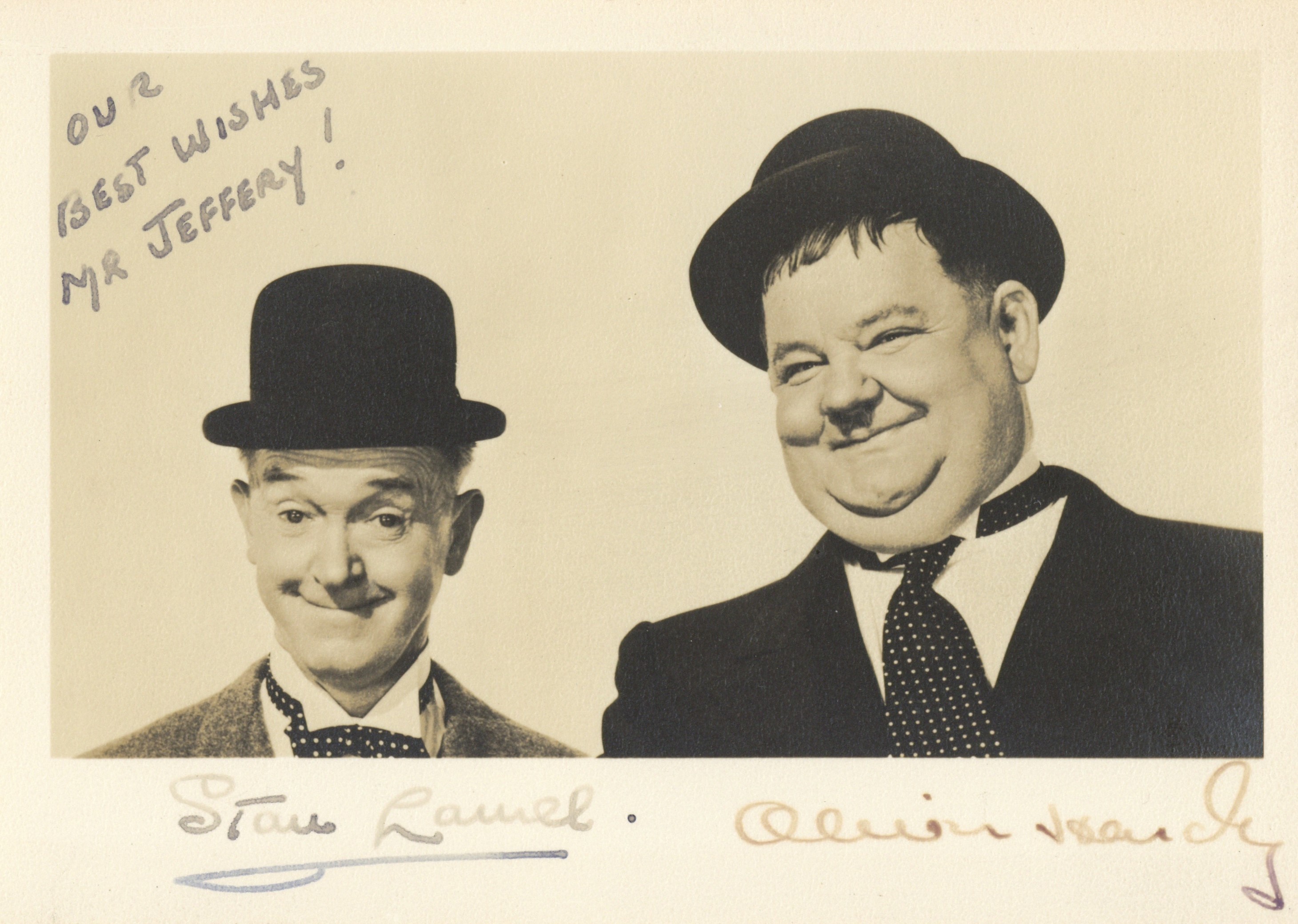 Lot 111 - Laurel (Stan) & Oliver Hardy
